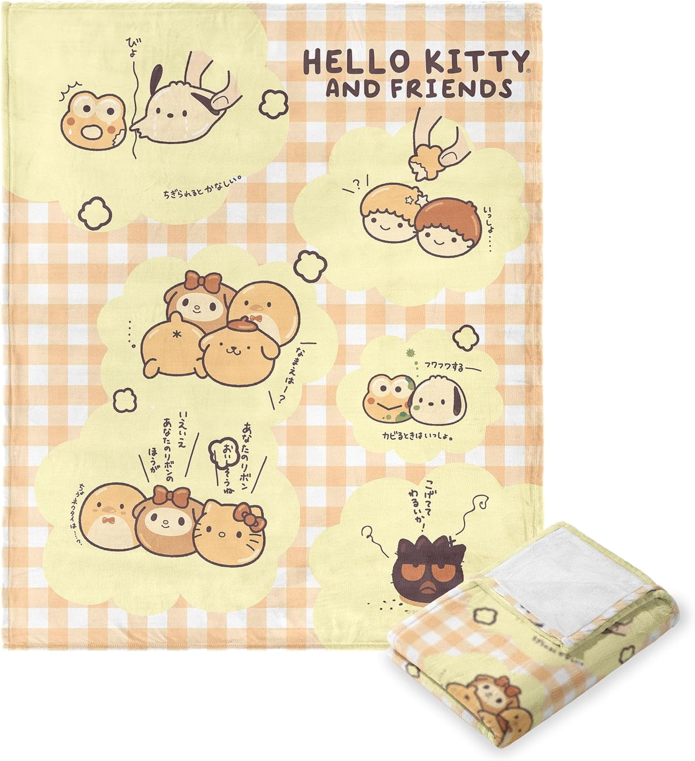 Hello Kitty Silk Touch Throw Blanket, 50" x 60", The Bakery - Walmart.com