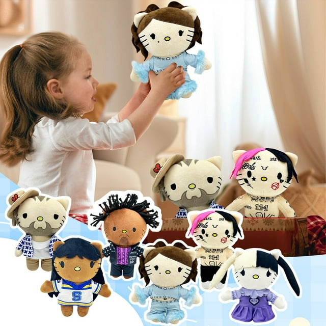 Hello Kitty & Singer Plush Toy, Hello Kitty & Singers Doll, 50th ...