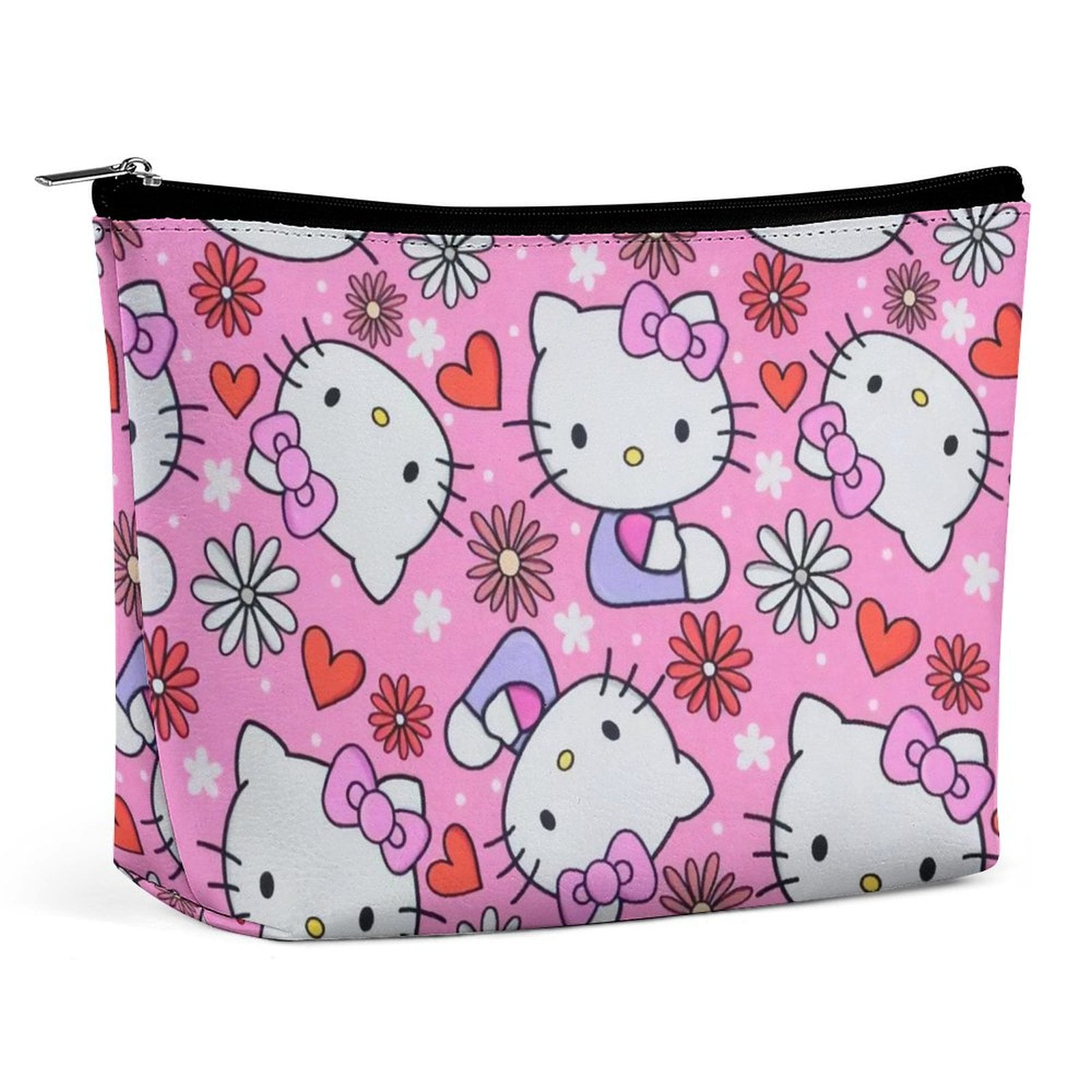Hello Kitty Sitting Pretty Makeup Bag,Mini Cosmetic Bag Zipper Pouch ...
