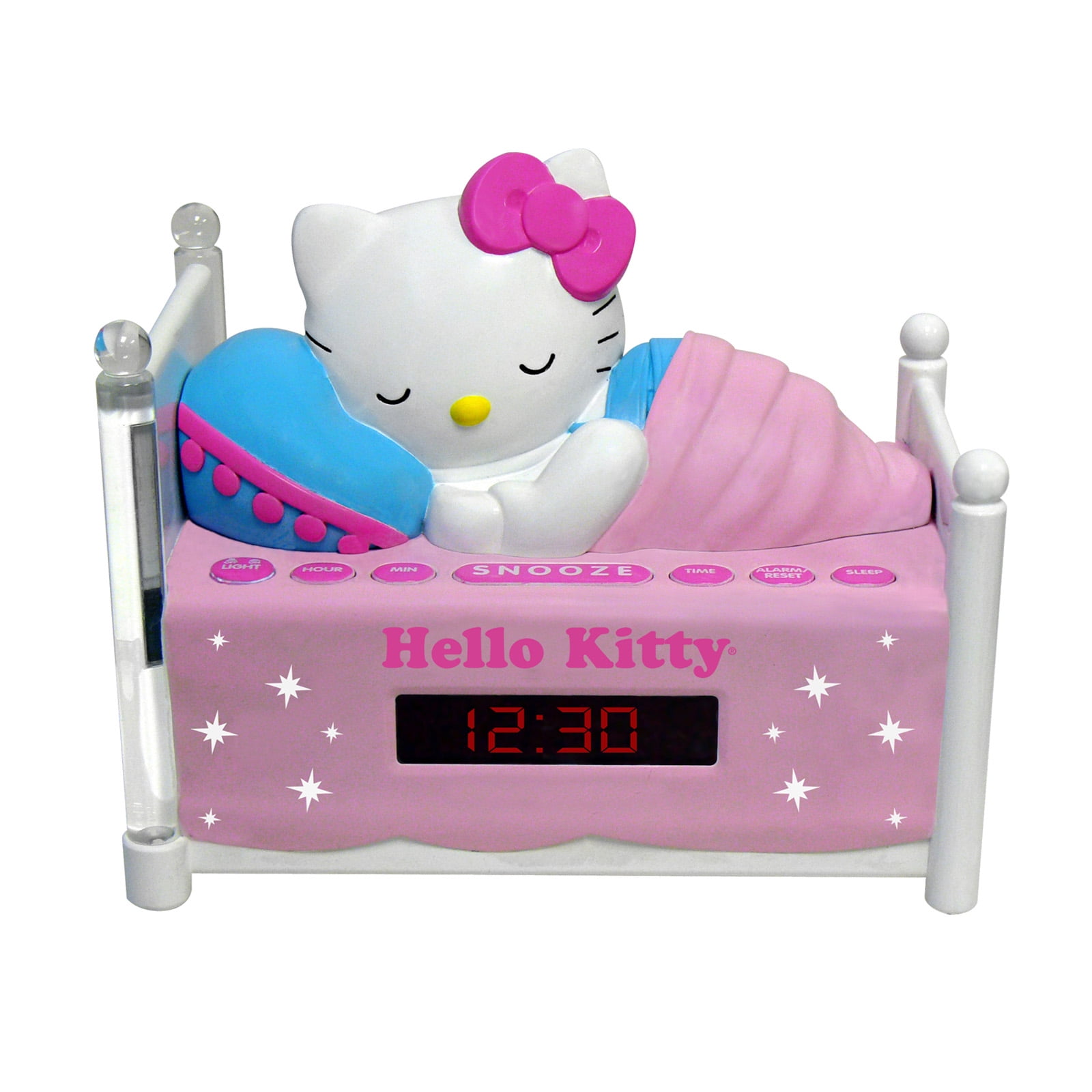 Hello Kitty Sleeping Kitty Alarm Clock Radio with Night Light - Walmart.com