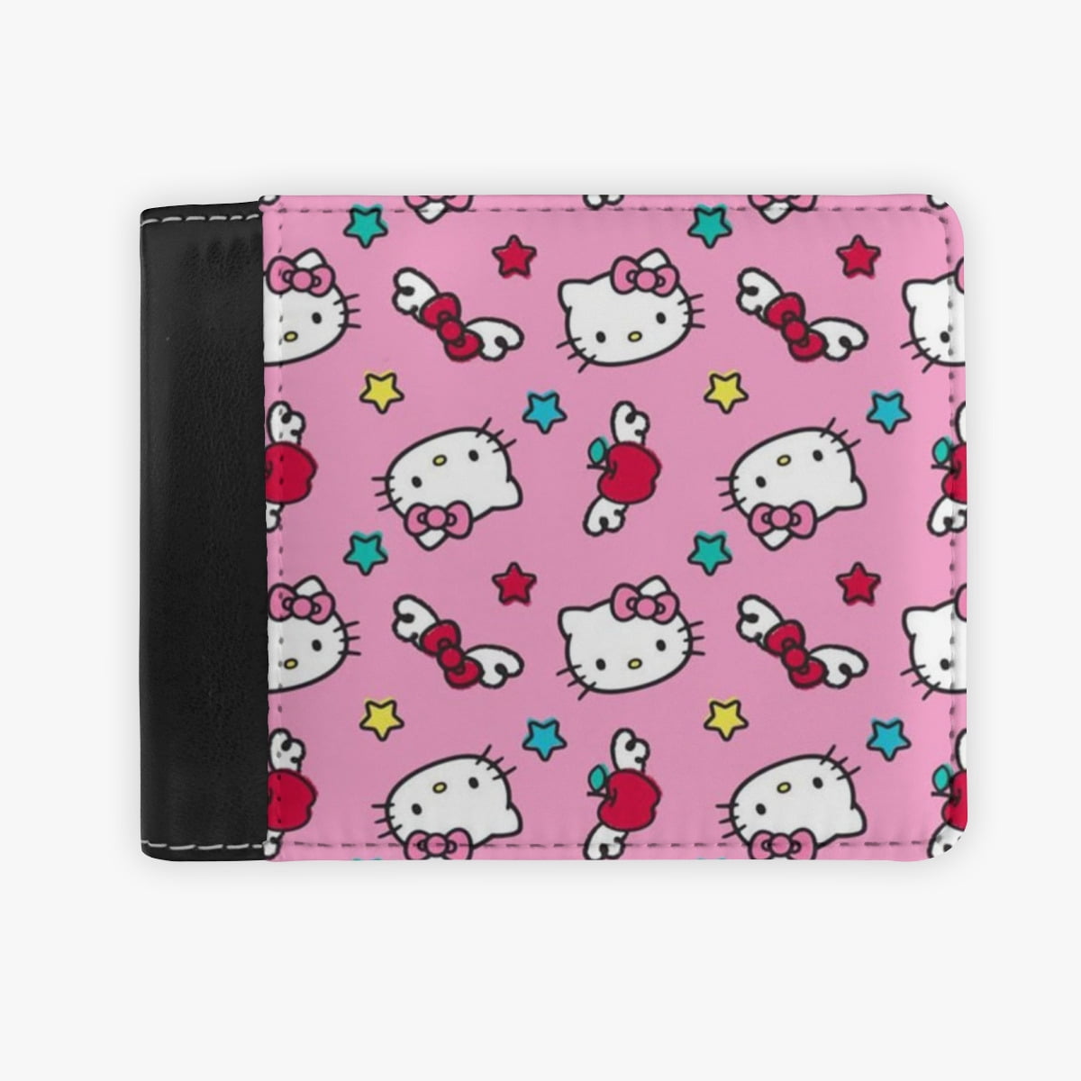 Hello Kitty Slim Wallet for Men ID Window with RFID Blocking Front ...