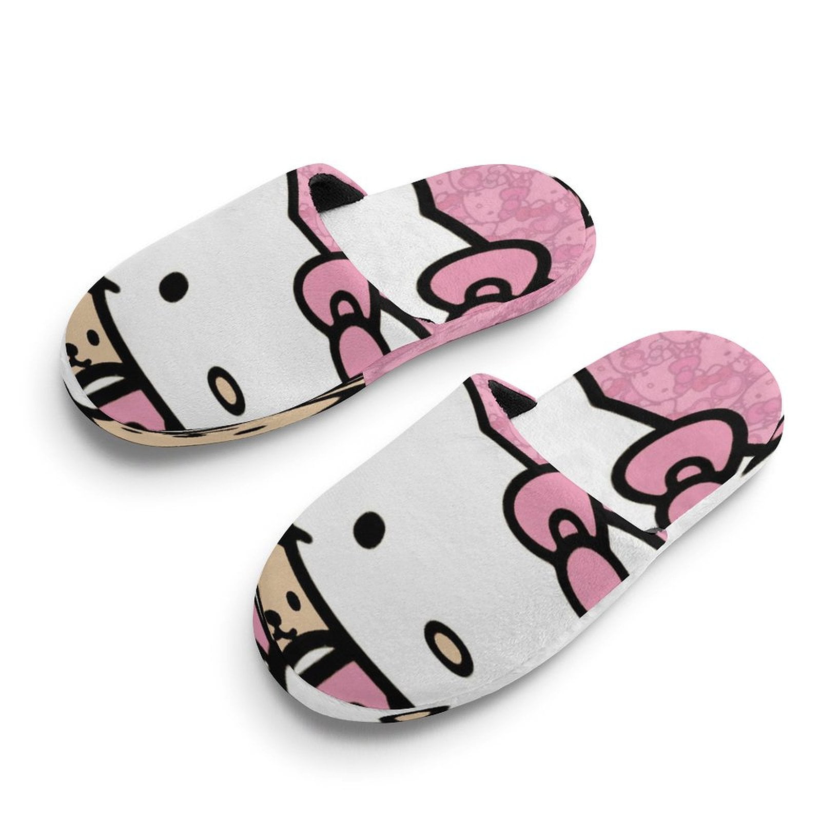 Hello Kitty Slippers For Kids Indoor Outdoor Cute Cotton Slippers ...