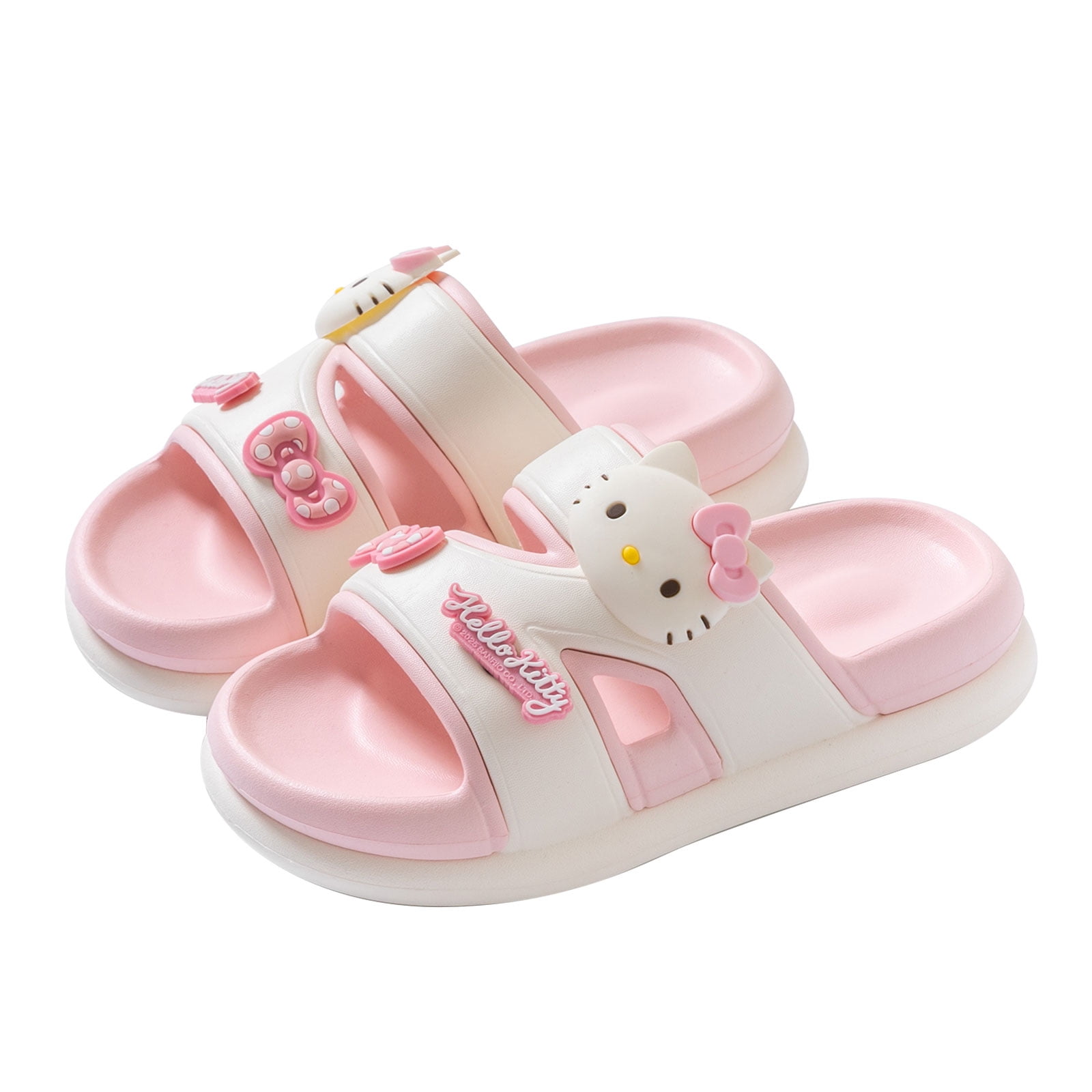 Hello Kitty Slippers for Women Cute Slides Thick Sole Cartoon Non Slip ...