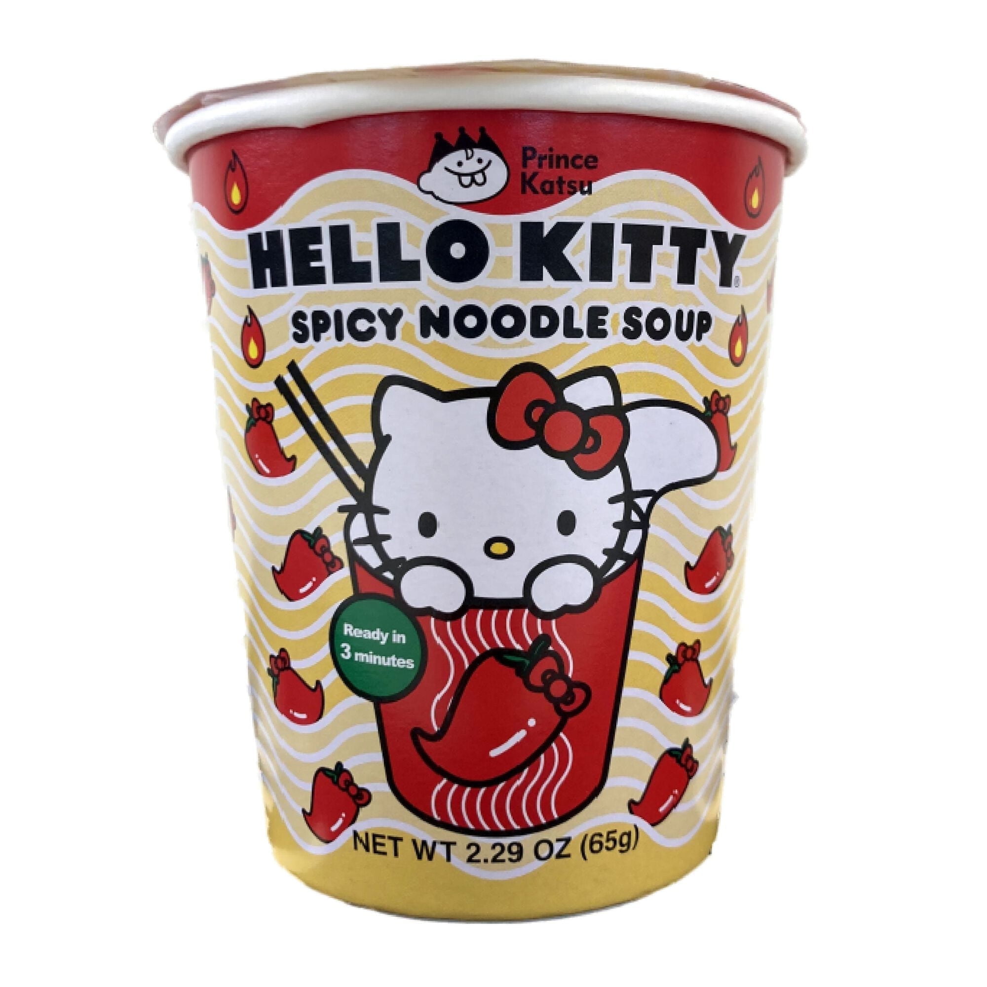 Hello Kitty Spicy Noodle Soup Cup 2.29 oz 2 each Pack of 3 - Walmart.com