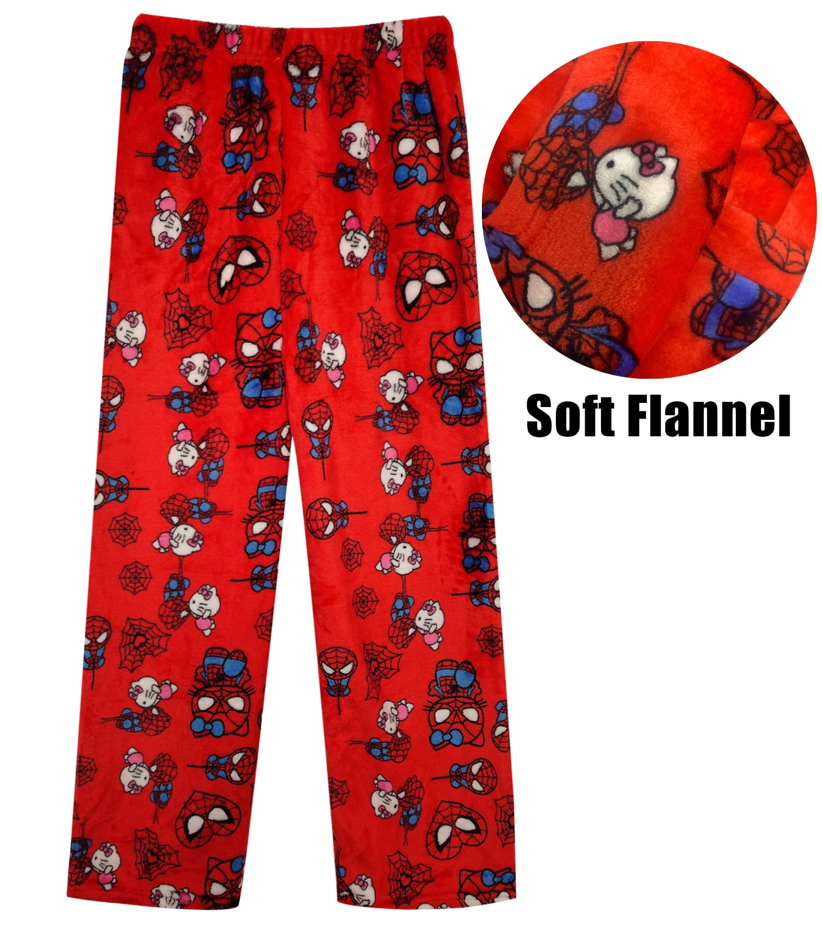 Hello Kitty Spier Pajama Pants for Women,Valentine Couples Pajama ...