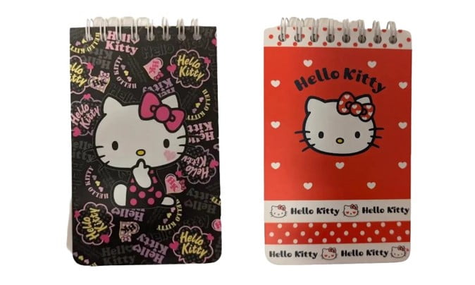 Hello Kitty Spiral Mini Notebook 5"x 3" x 2 notebooks - Walmart.com