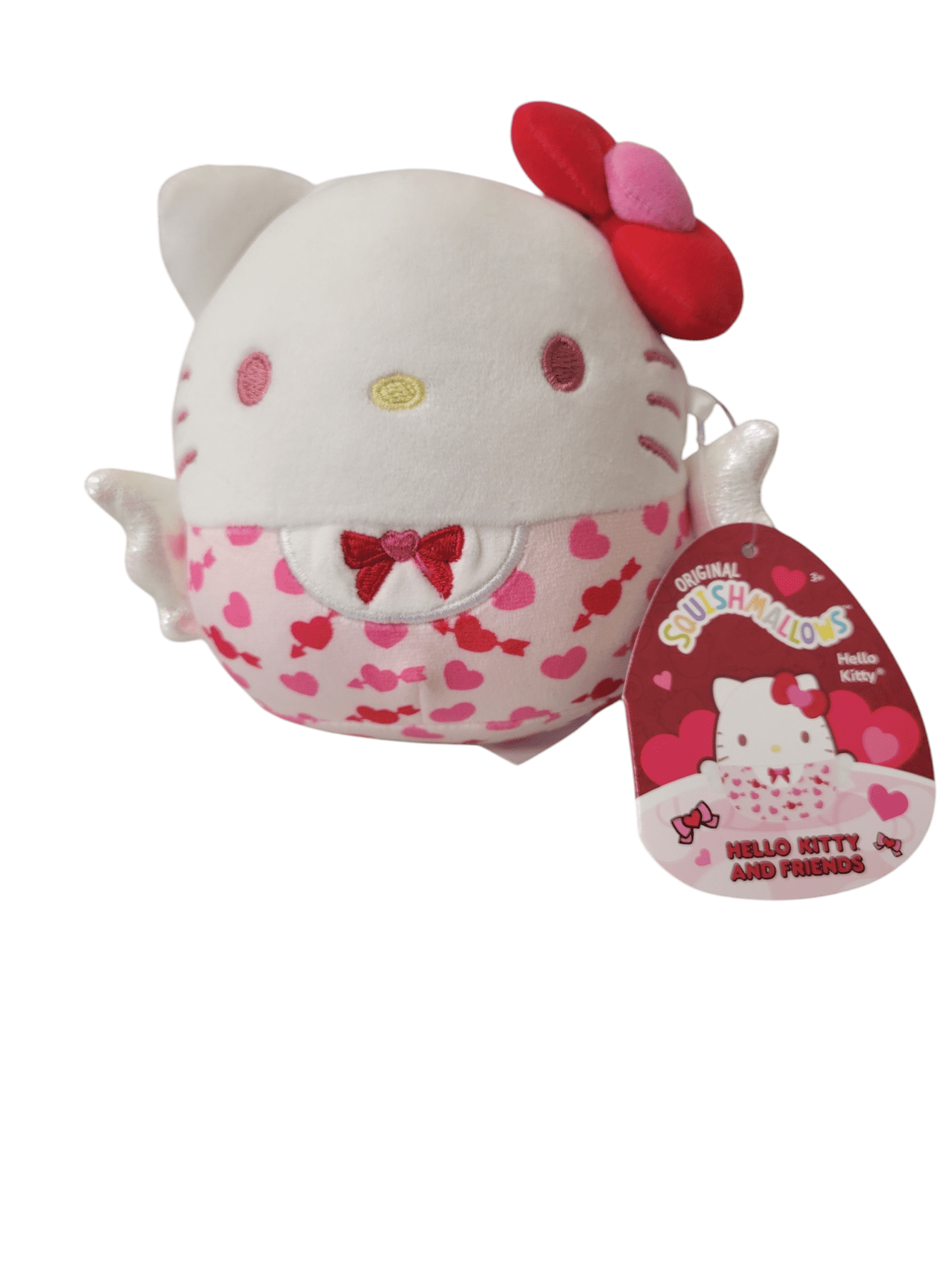 Squishmallows Hello Kitty Valentine's Day Plush, 2025 Collection, White ...