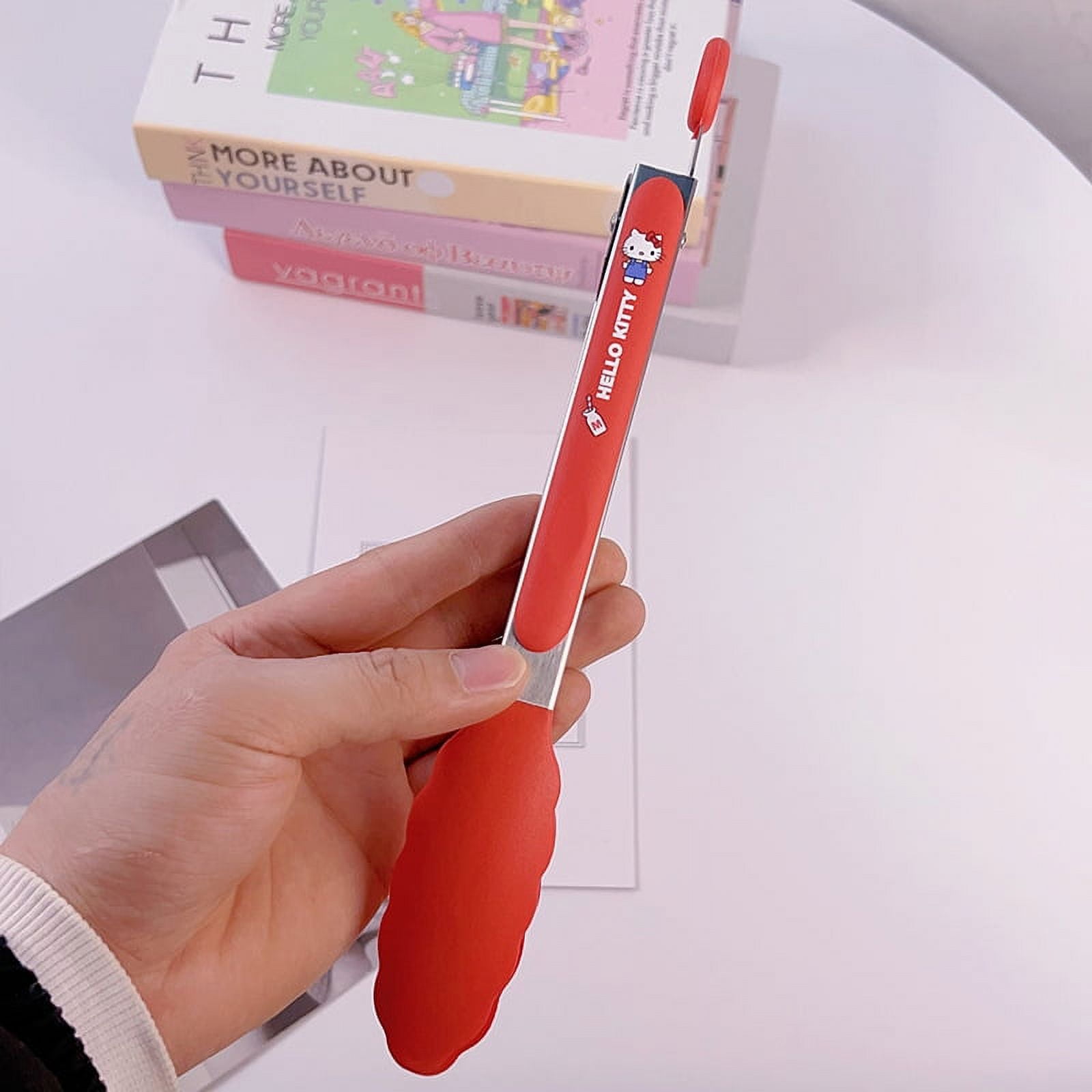 Hello Kitty Stainless Steel Food Clip BBQ Steak Grill Clip 9 Inch Bread ...