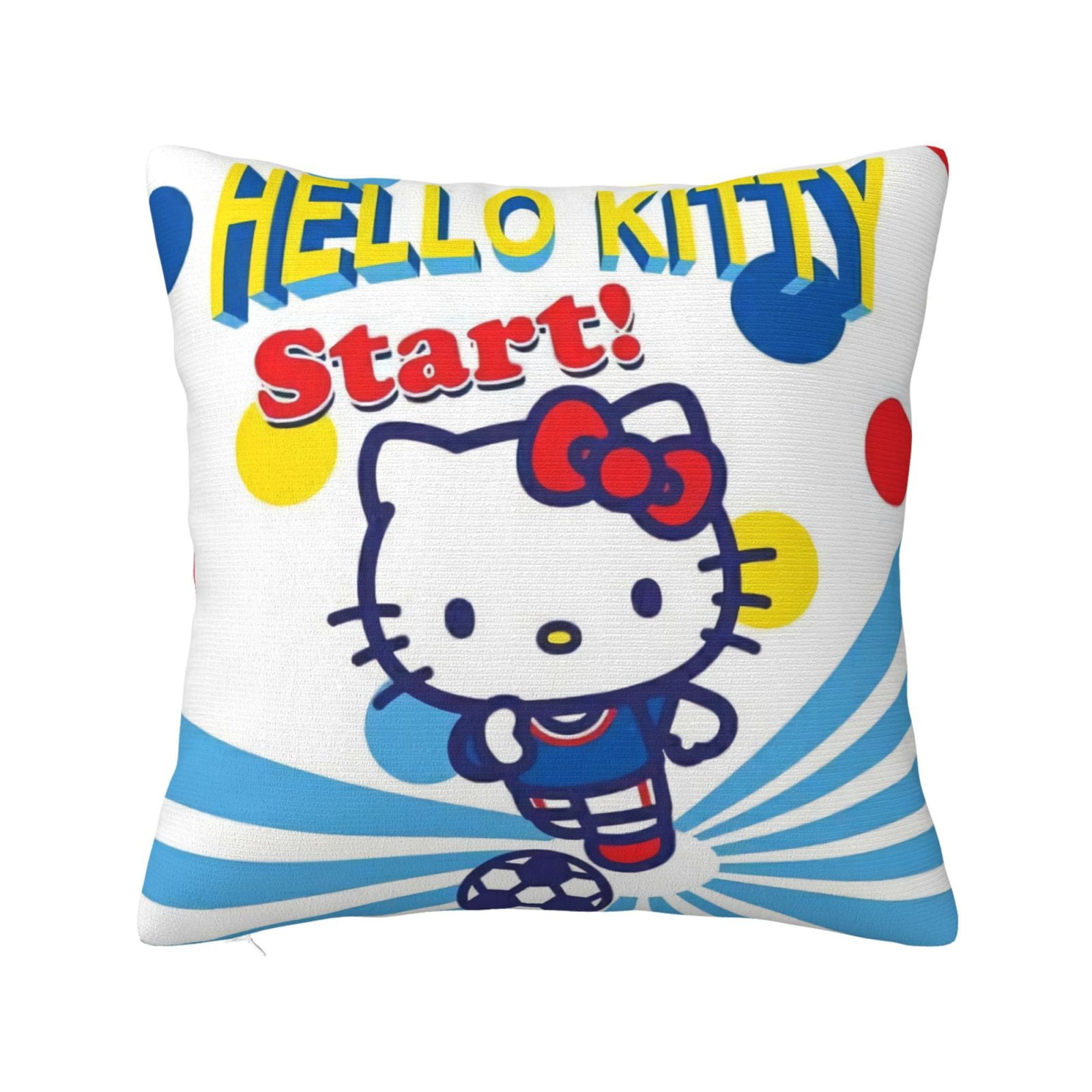 Hello Kitty Start! Pillow Covers,24x24 Pillow Cover,Decorative Throw Pillow Cases,Cushion Covers ...