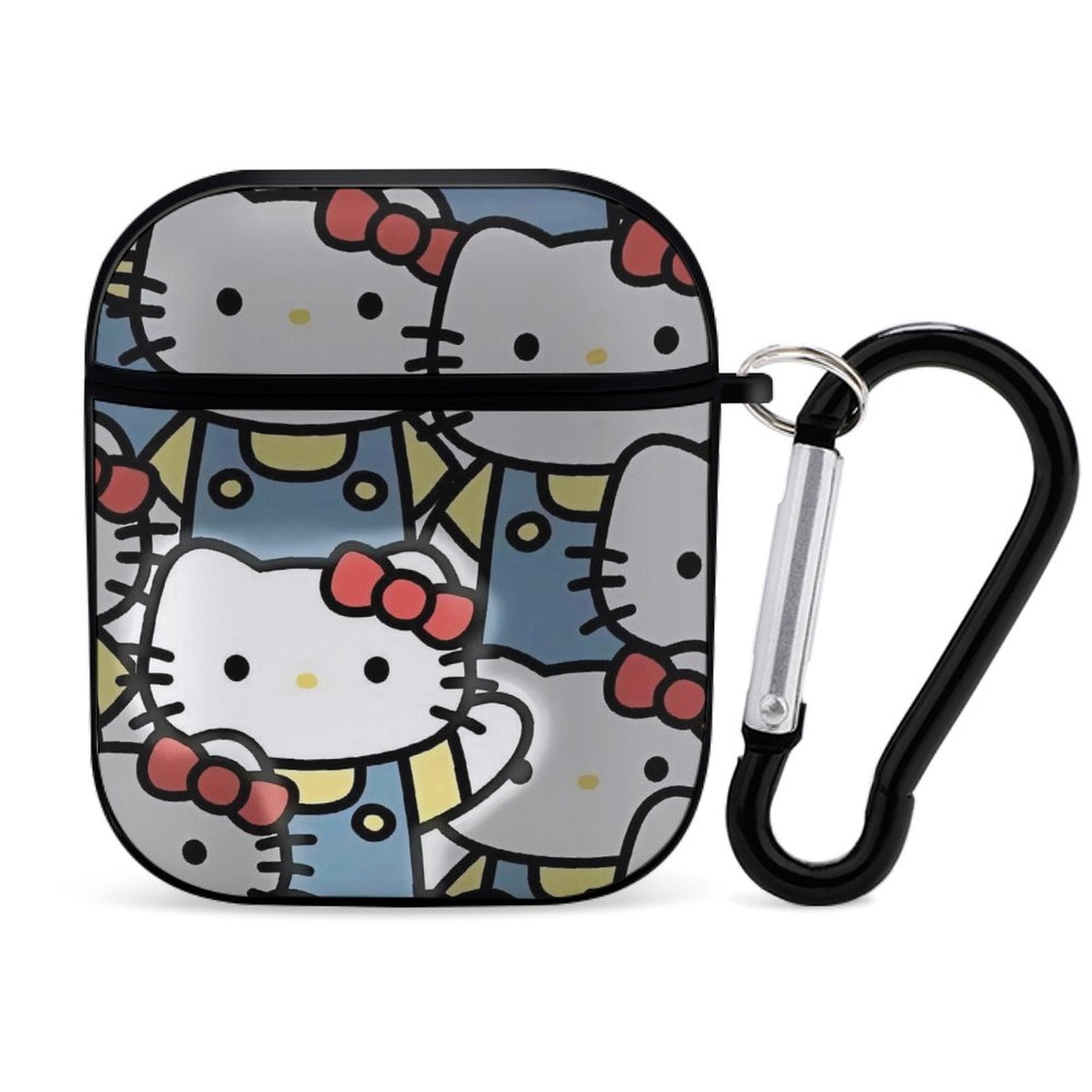 Hello Kitty Stickers Case for AirPods Case Cover with Keychain,Cute ...
