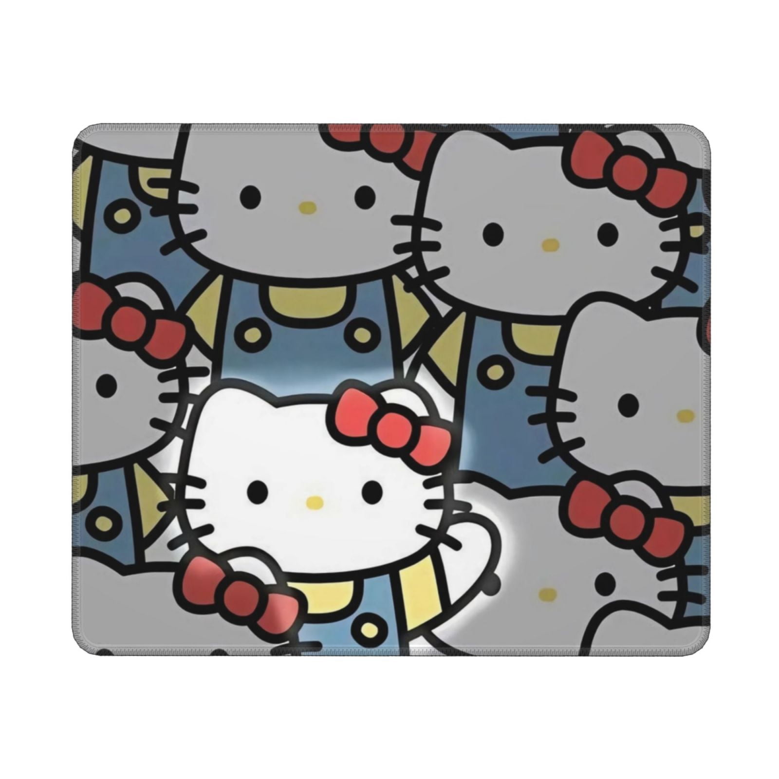 Hello Kitty Stickers Mouse Pad,Office Computer Mouse Pad with Stitched ...