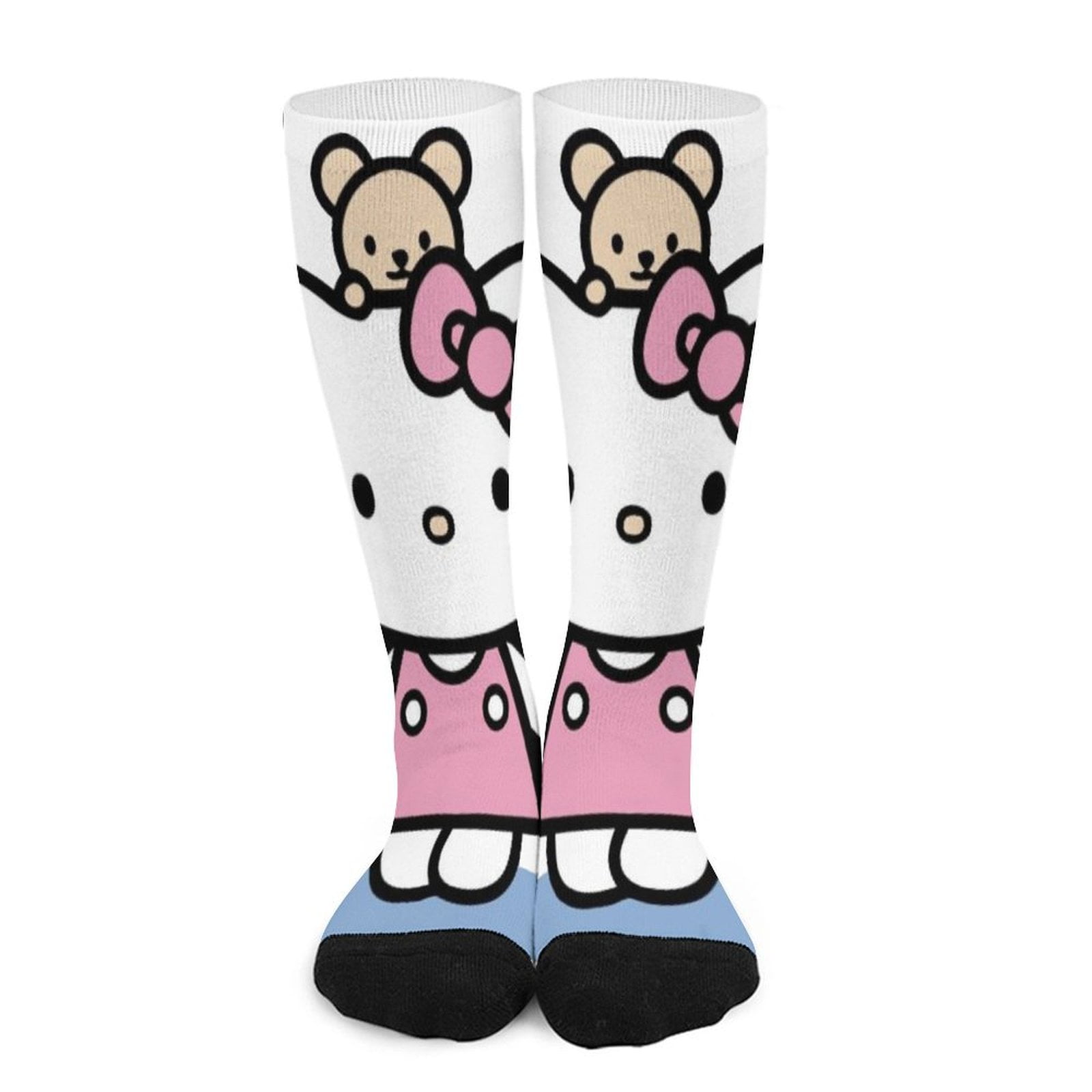 Hello Kitty Stocking Long Socks Breathable Knee High Thigh Stockings ...