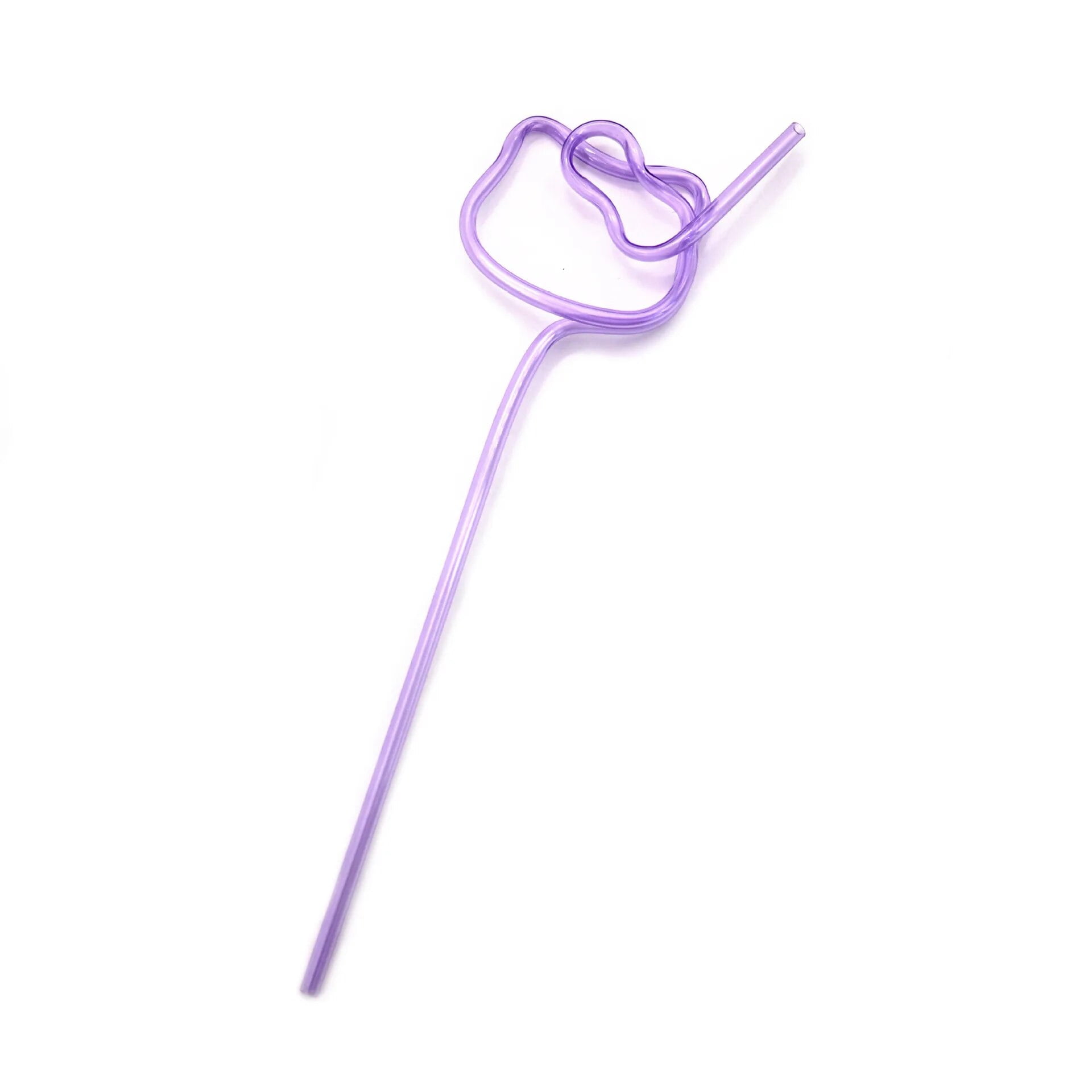 Hello Kitty Straw Sanrio Anime Figure Colorful Funny Shape Straws ...