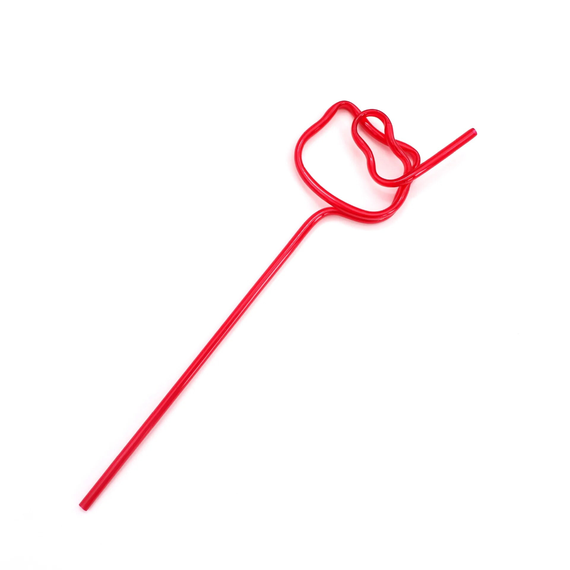 Hello Kitty Straw Sanrio Anime Figure Colorful Funny Shape Straws ...