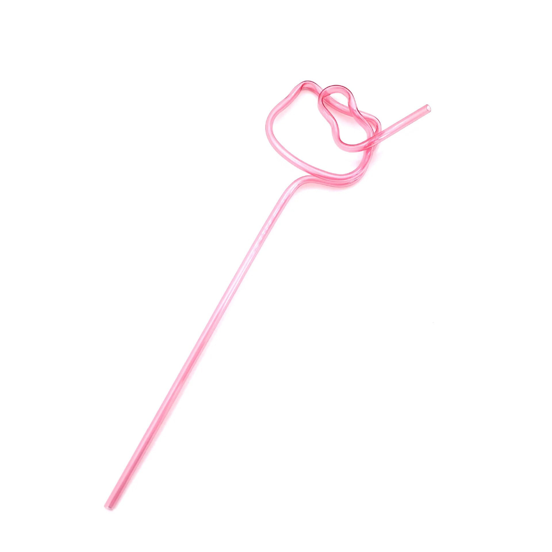 Hello Kitty Straw Sanrio Anime Figure Colorful Funny Shape Straws ...