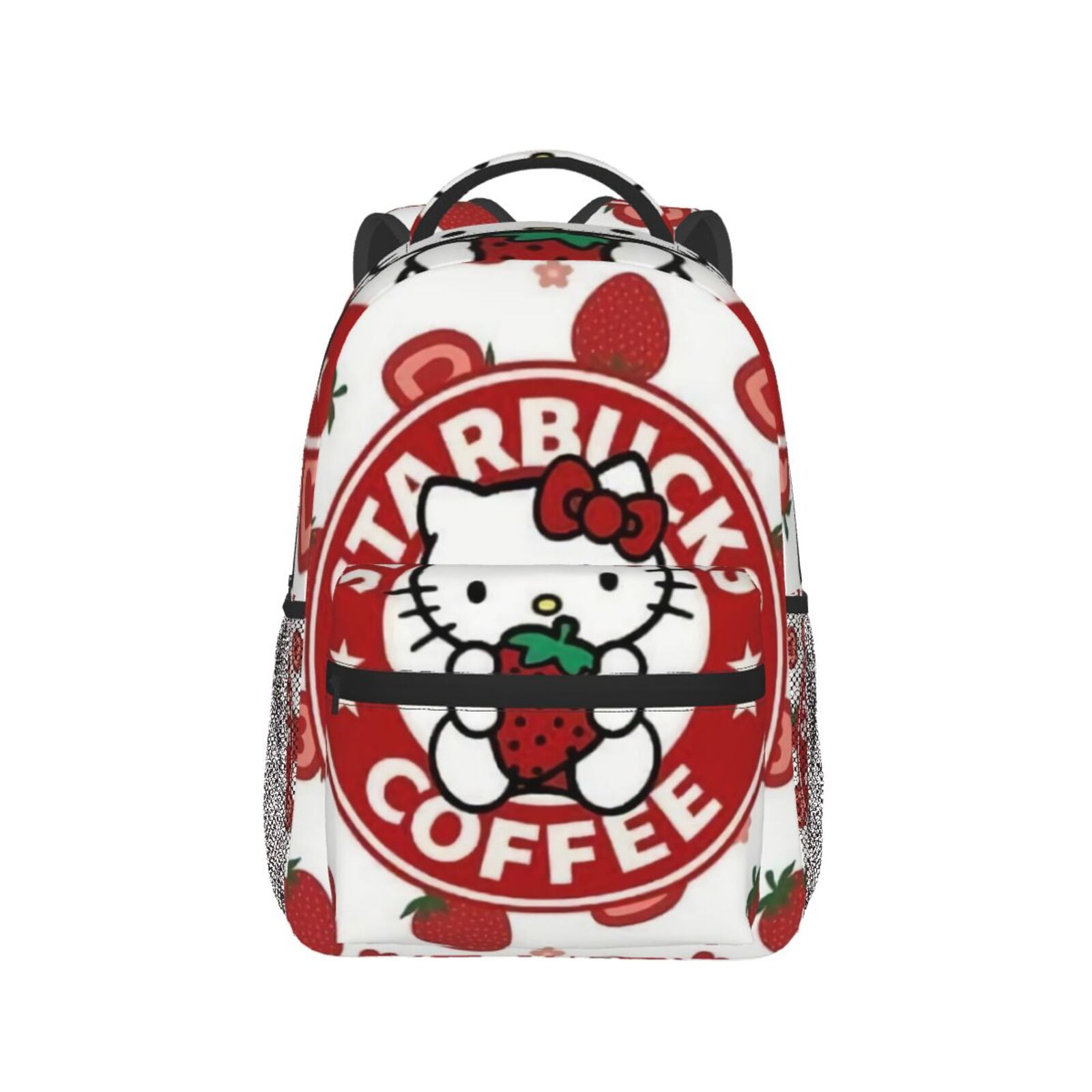 Hello Kitty Strawberry Backpack 15.7 Inch,Travel Backpack Lightweight ...