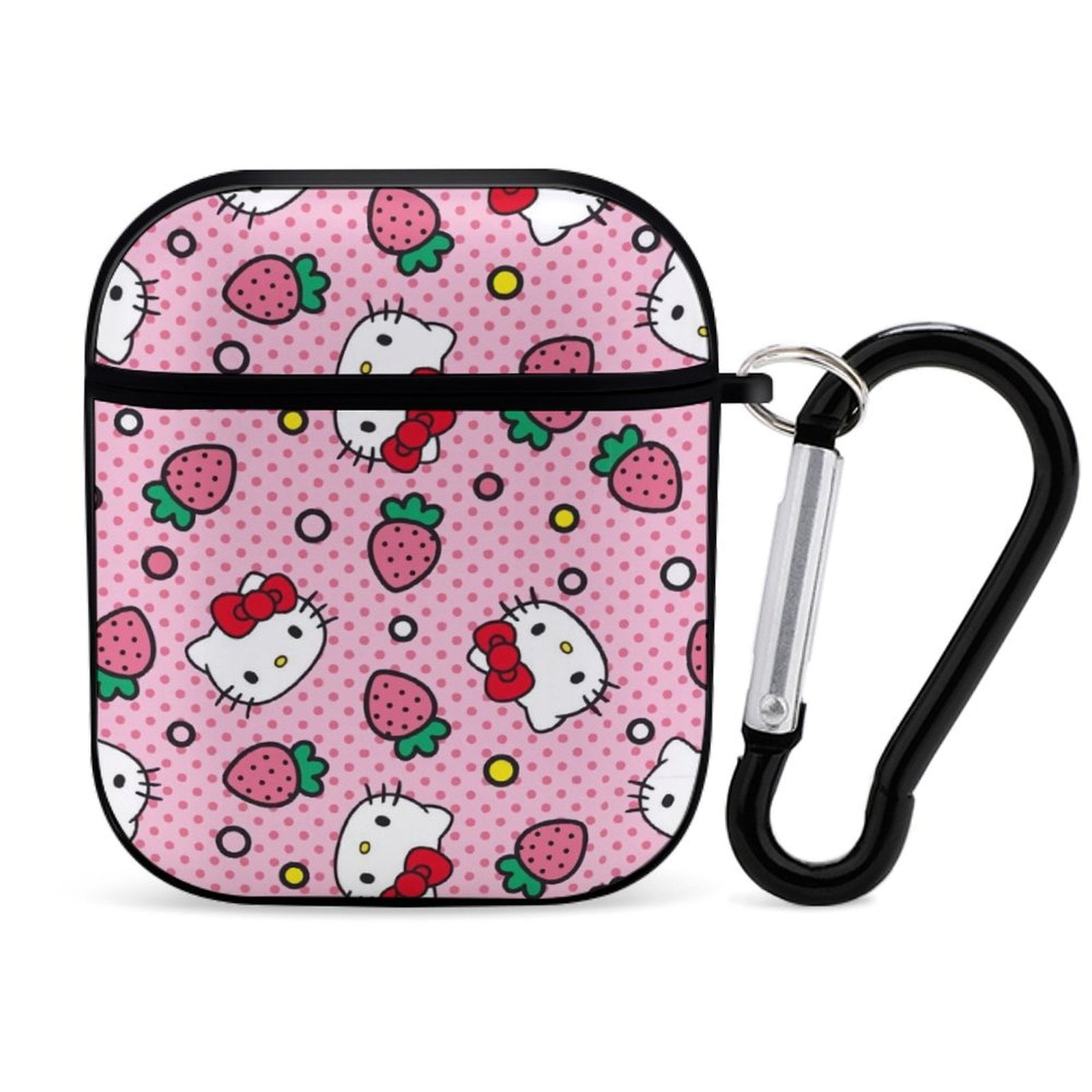 Hello Kitty Strawberry Case for AirPods Case Cover with Keychain,Cute ...