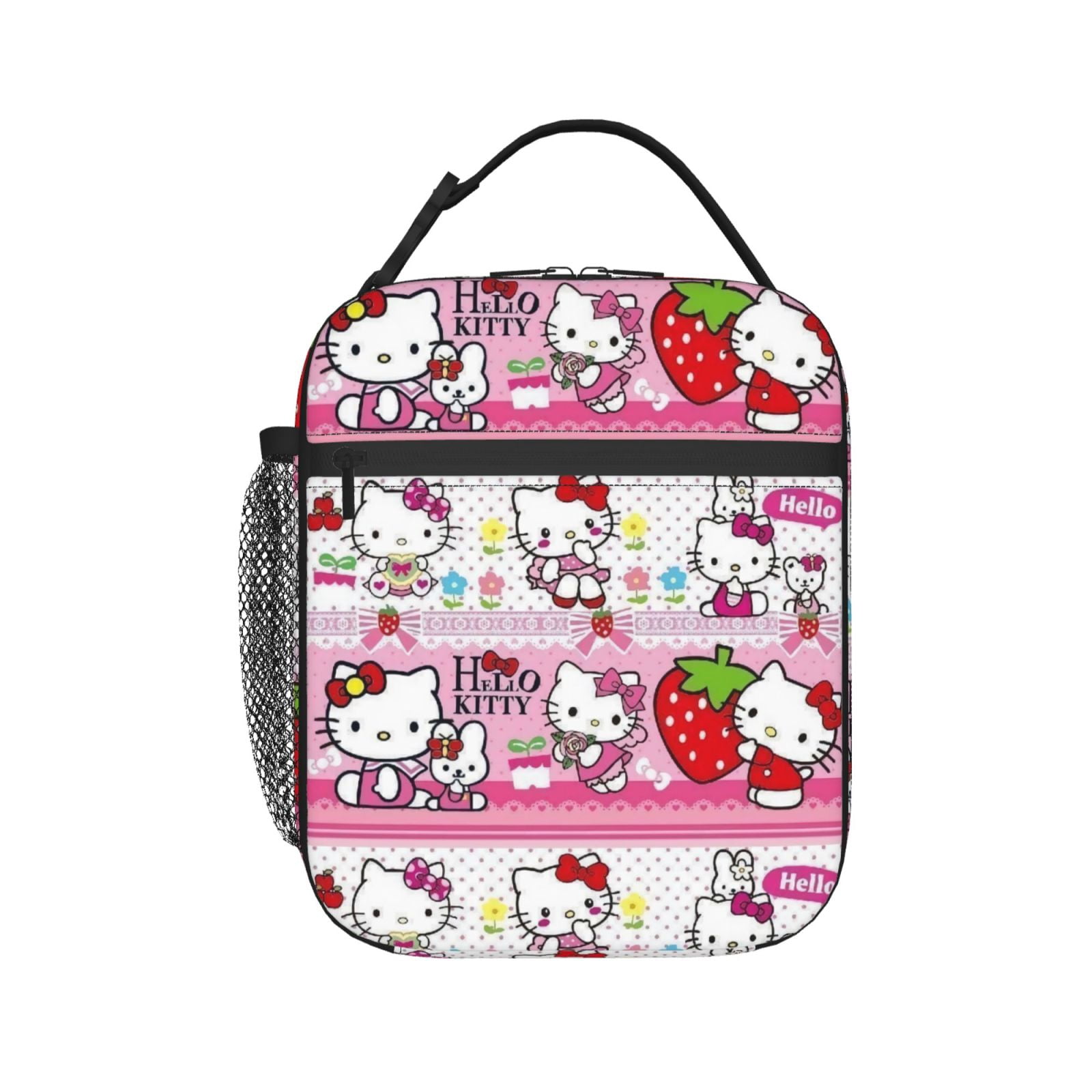 Hello Kitty Strawberry Lunch Box for Women,Lunch Bag,Lunchbox,Insulated ...