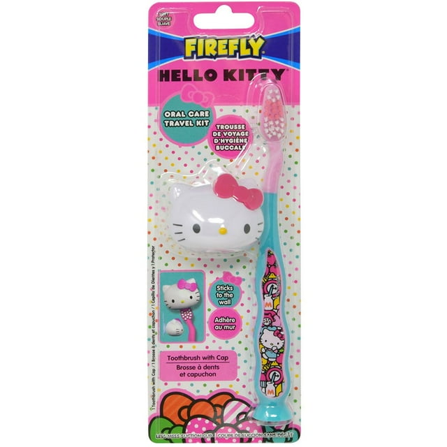 Hello Kitty Suction Tooth Brush and molded cover - Walmart.com