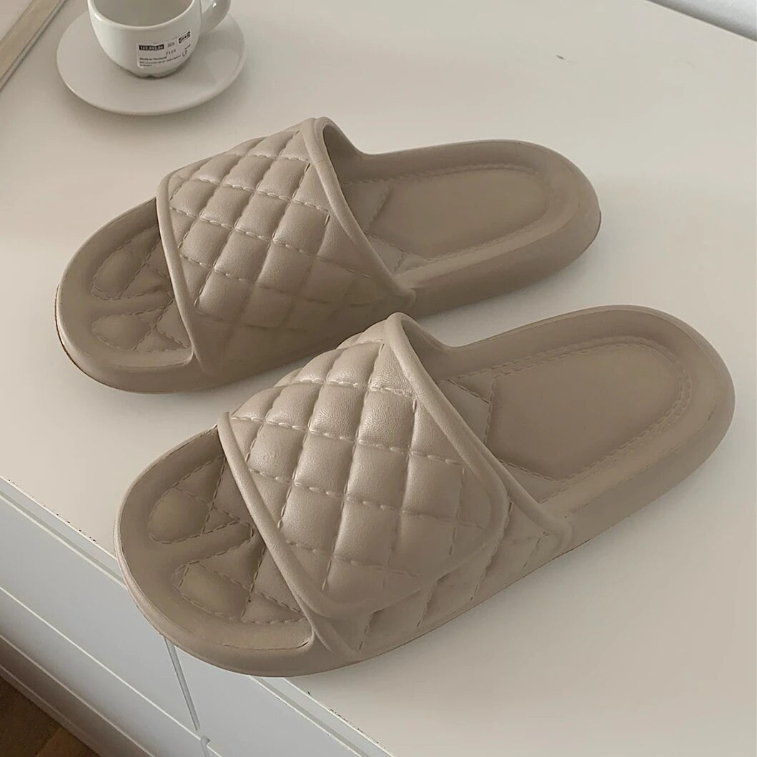 Hello Kitty Summer Slippers Women Sanrio Kuromi Indoor Eva High Soft ...