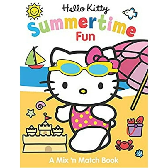 Pre-Owned Hello Kitty Summertime Fun: A Mix n' Match Book (Unknown ...