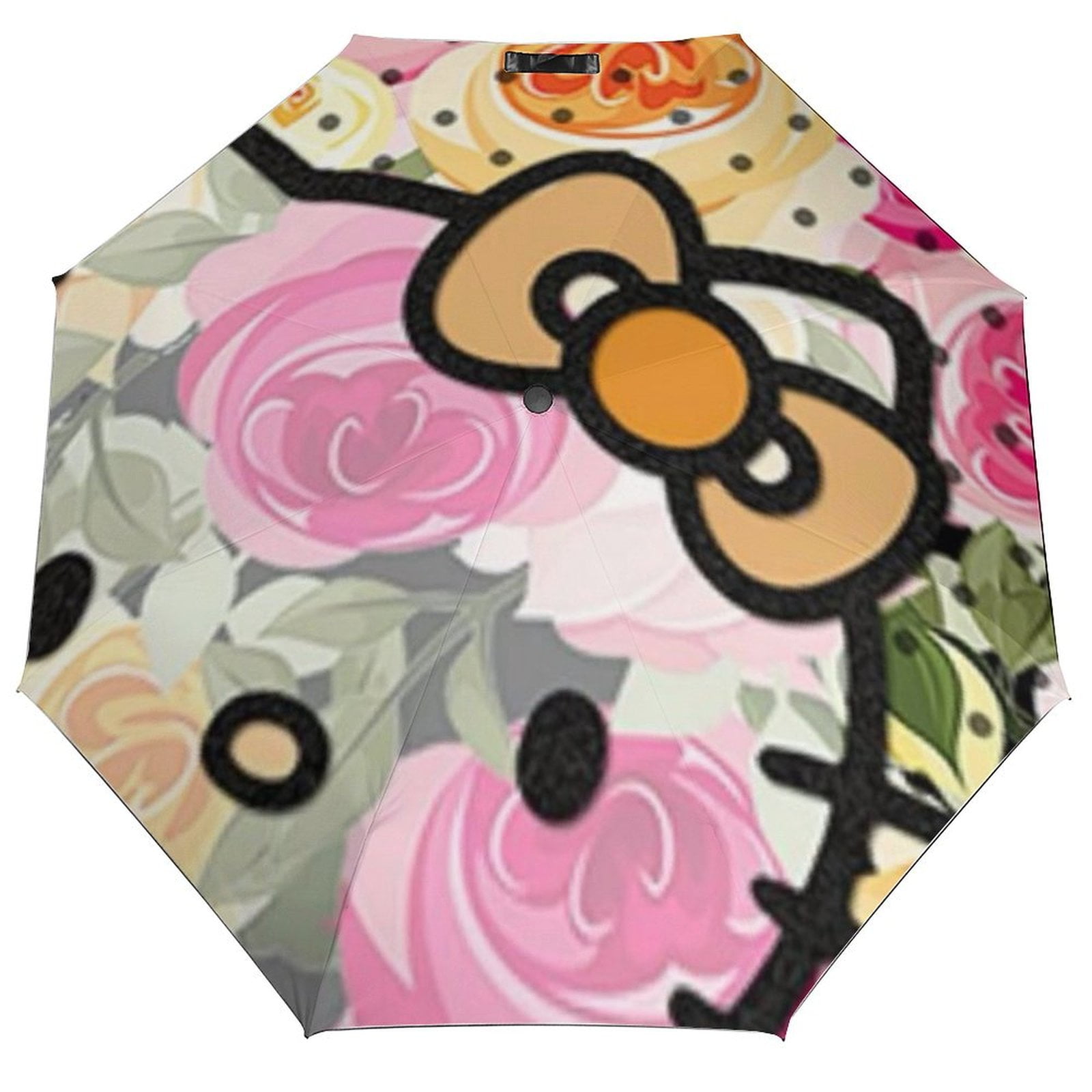 Hello Kitty Sun umbrella Automatic Open/Close Sun Rain Travel Umbrella ...