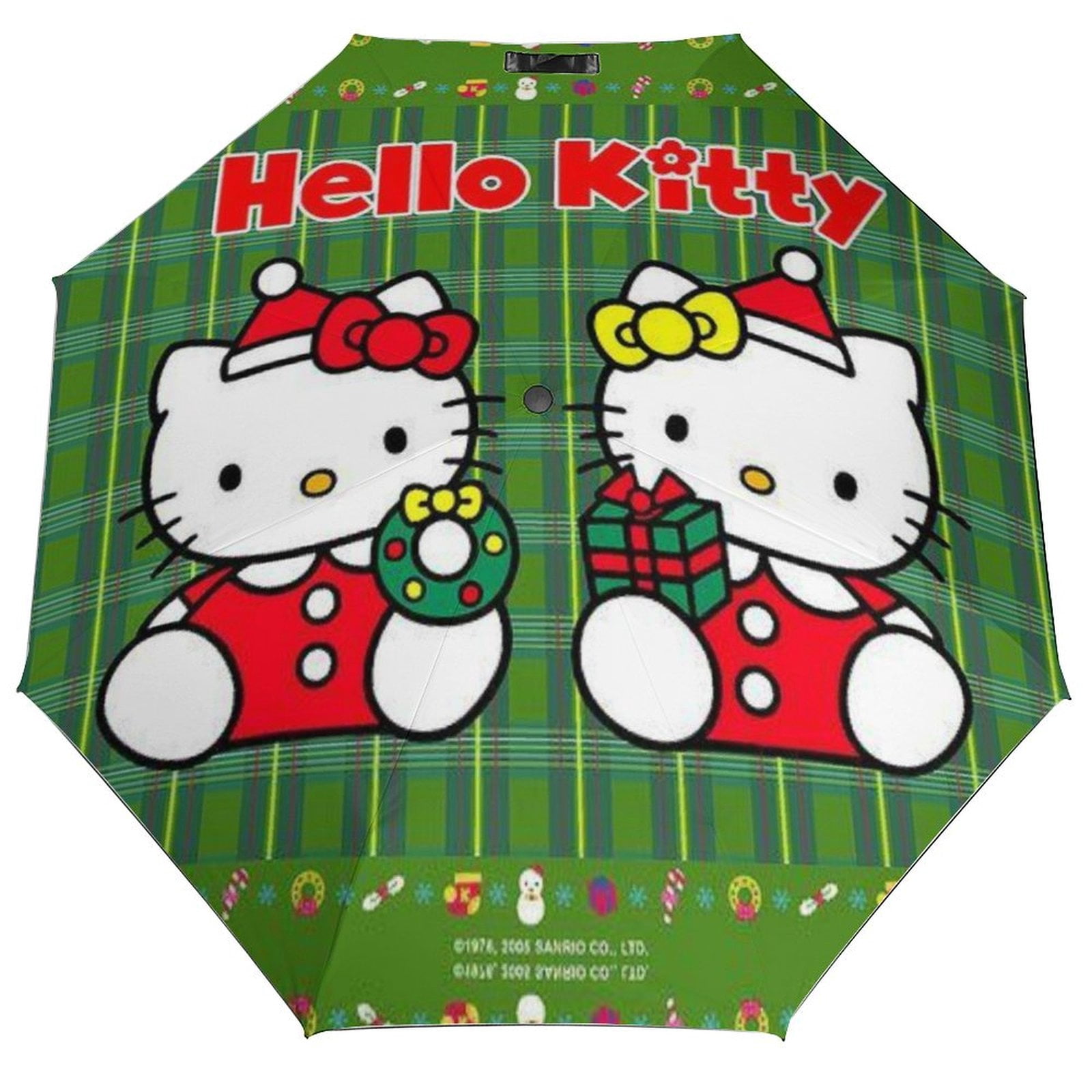 Hello Kitty Sun umbrella Automatic Open/Close Sun Rain Travel Umbrella ...