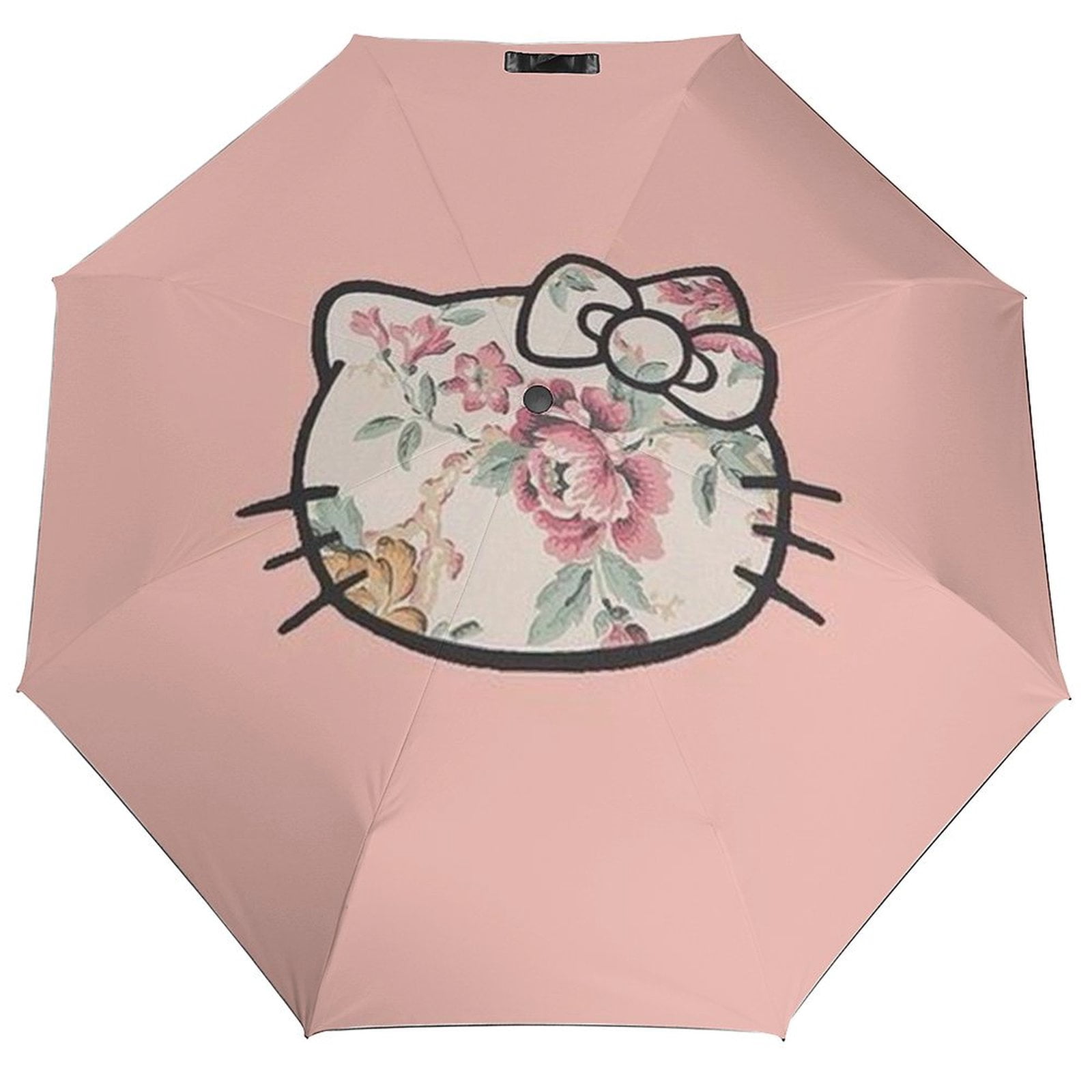 Hello Kitty Sun umbrella Automatic Open/Close Sun Rain Travel Umbrella ...