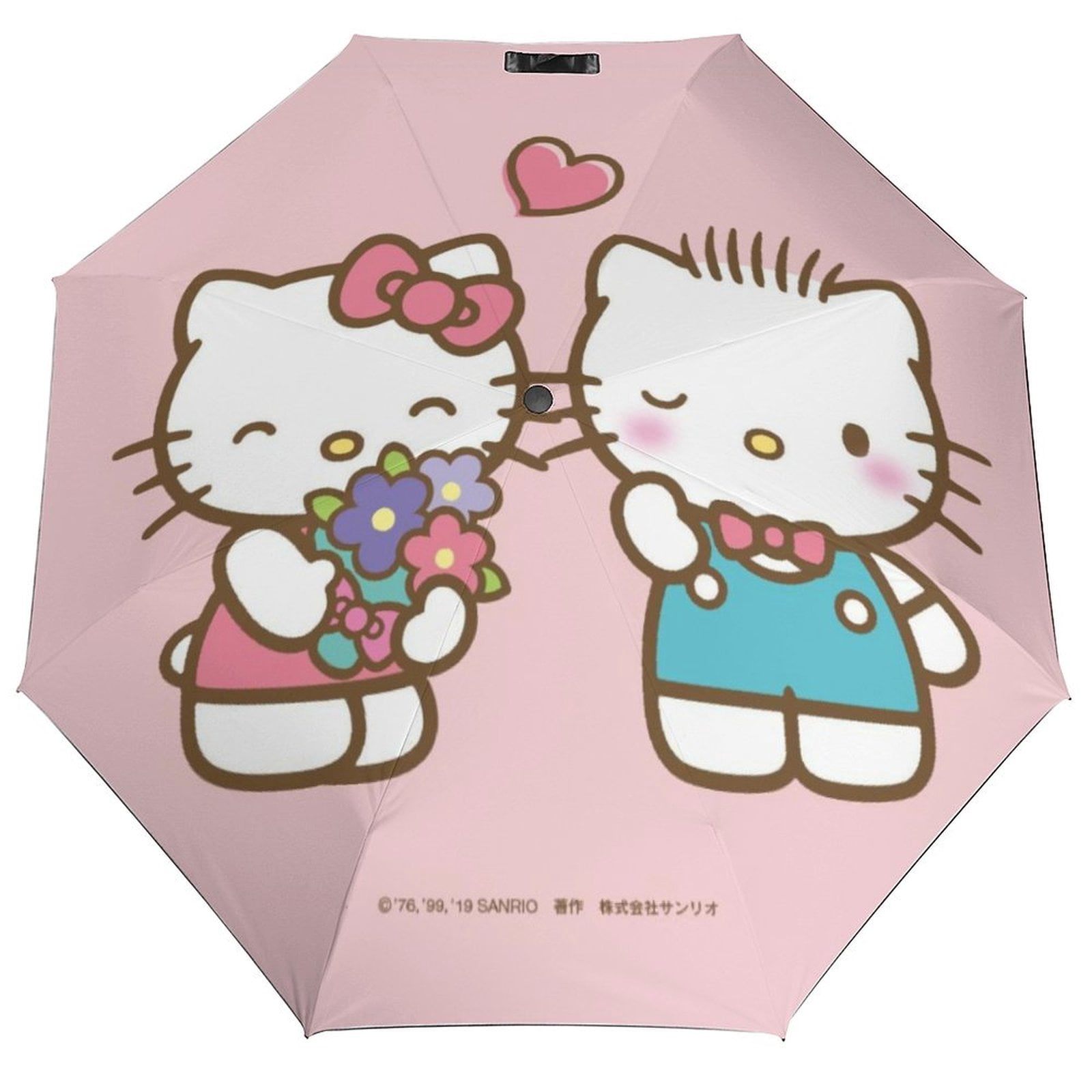 Hello Kitty Sun umbrella Automatic Open/Close Sun Rain Travel Umbrella ...