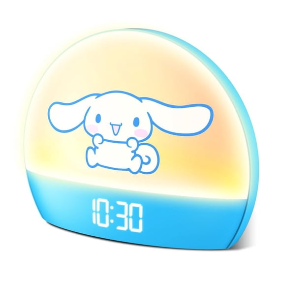 Hello Kitty Sunrise Alarm Clock - Multicolor Lights, USB Charging, LED ...
