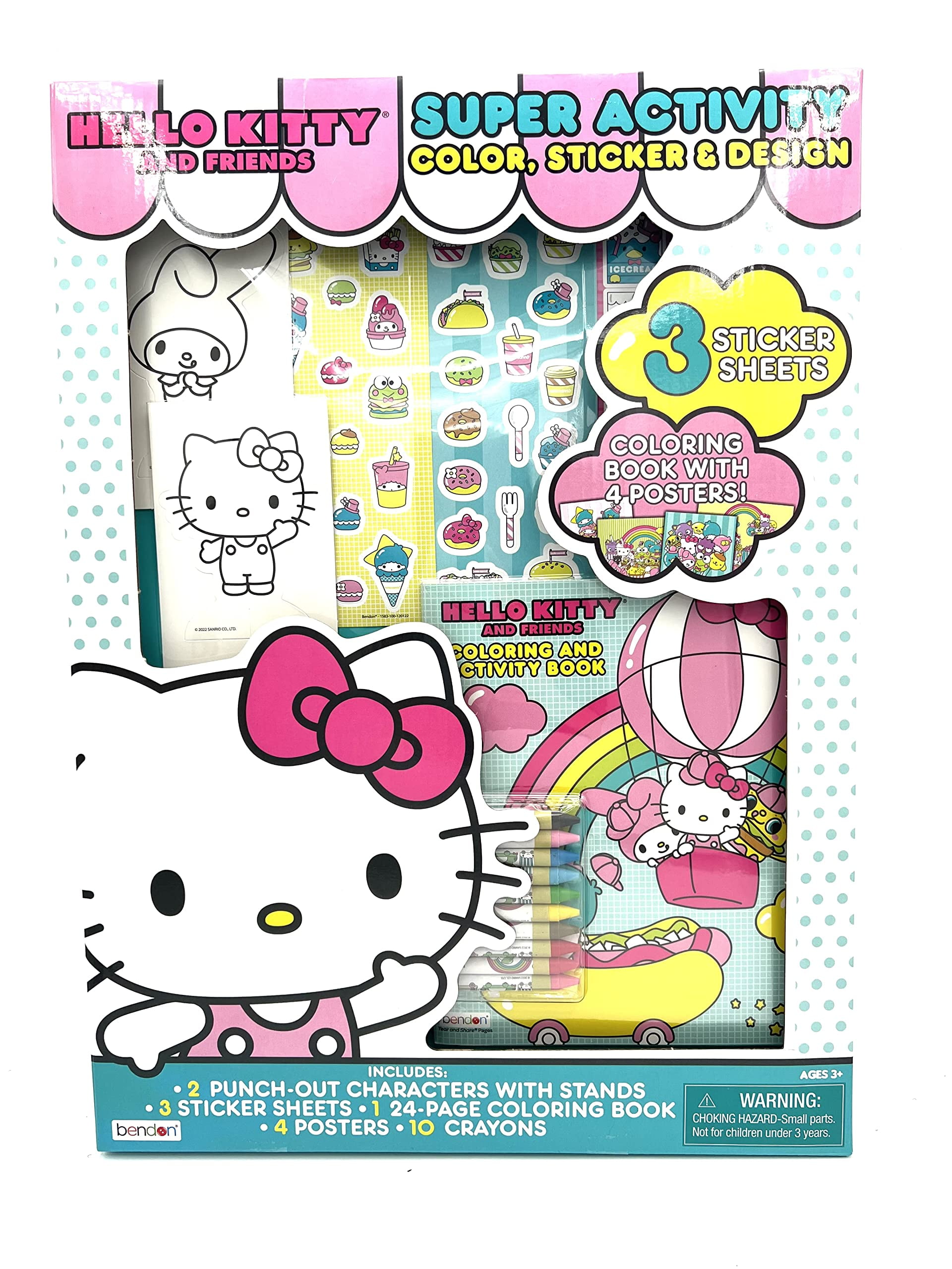 Hello Kitty Super Acitivty Set for Kids, Girls - Bundle with Color ...