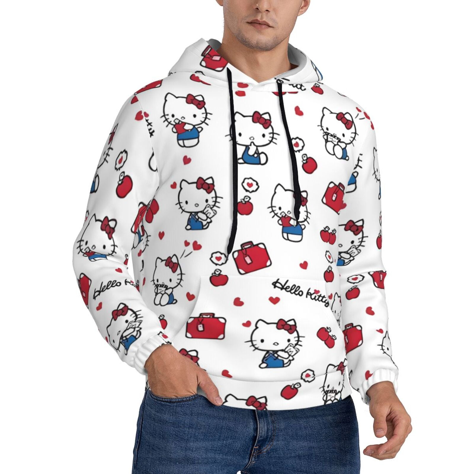 Hello Kitty Sweatshirts Hoodie 3D Print Hoodie for Men and Women ...