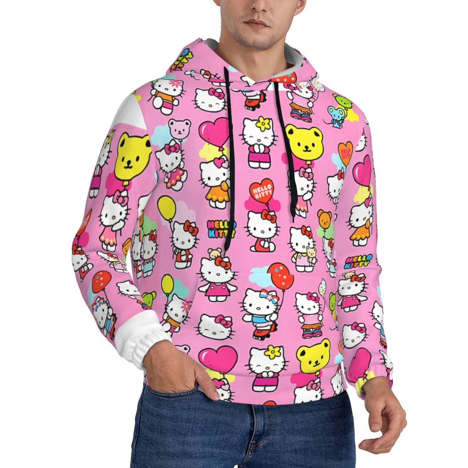 Hello Kitty Sweatshirts Hoodie 3D Print Hoodie for Men and Women ...