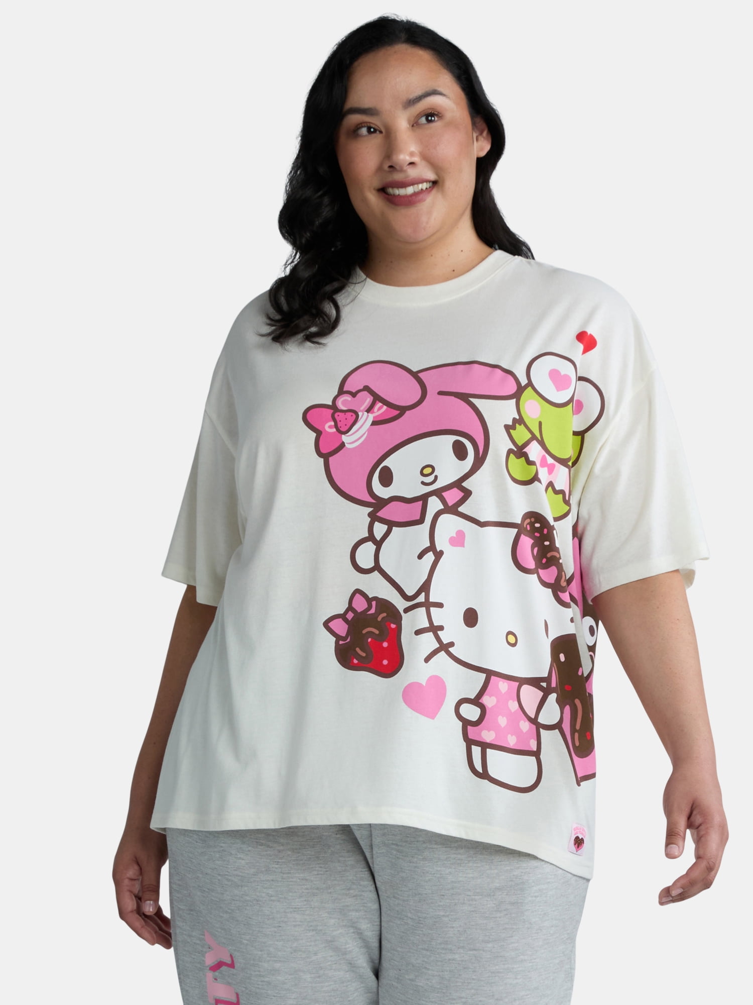 Customer reviews for Hello Kitty Women's Plus Sweet Friends Graphic Tee ...