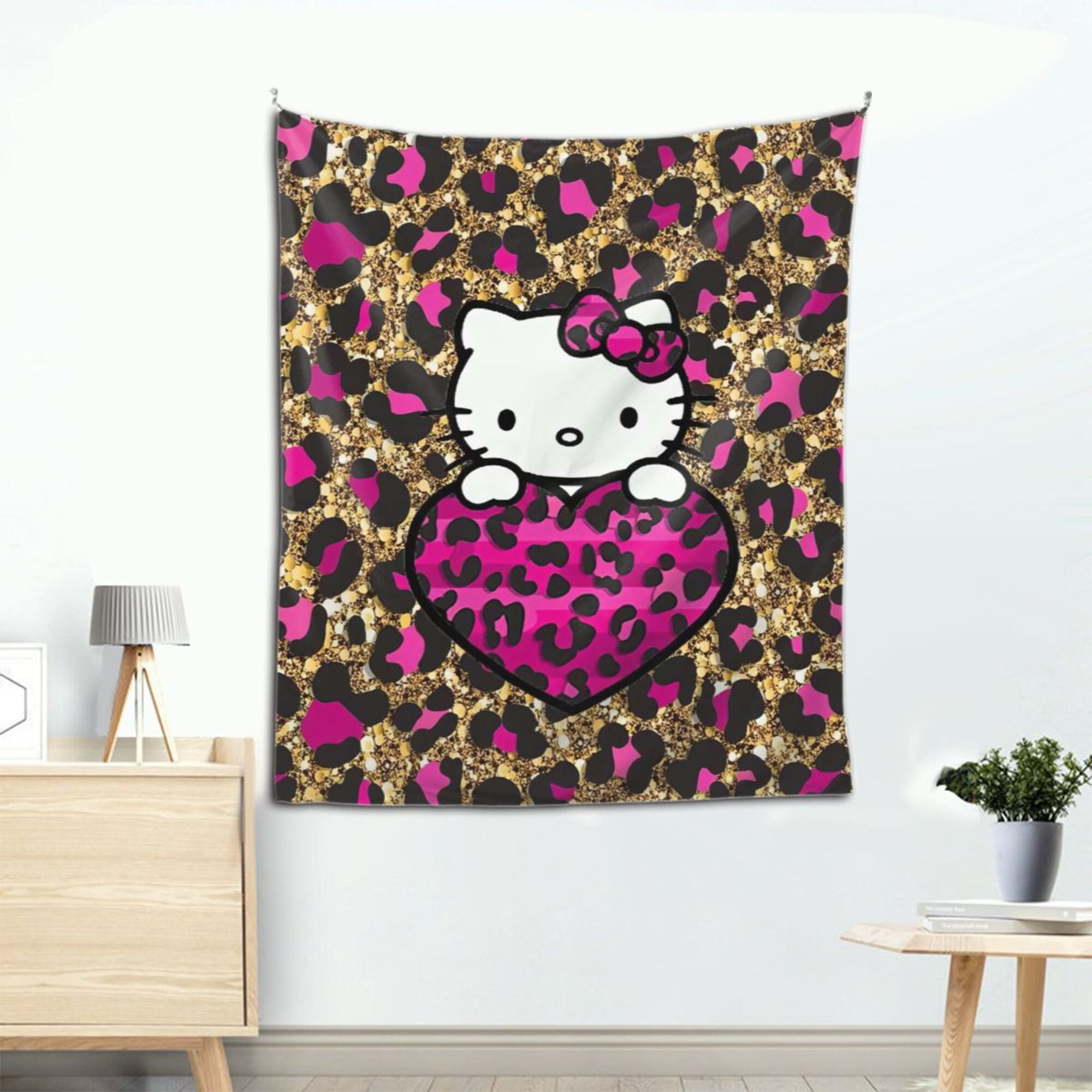 Hello Kitty Tapestry Aesthetic Cute Room Decor Tapestry Birthday ...