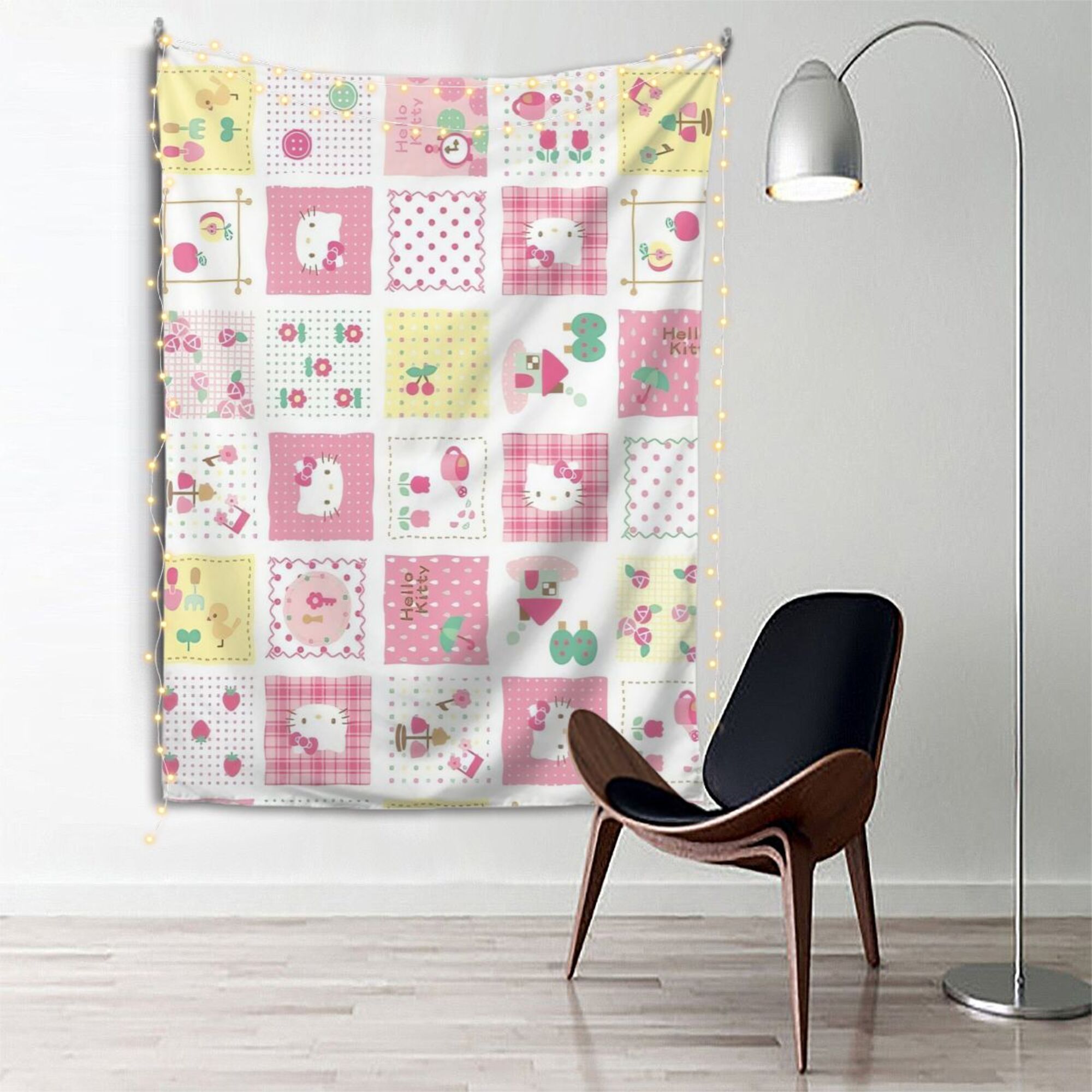 Hello Kitty Tapestry Aesthetic Cute Room Decor Tapestry Birthday ...