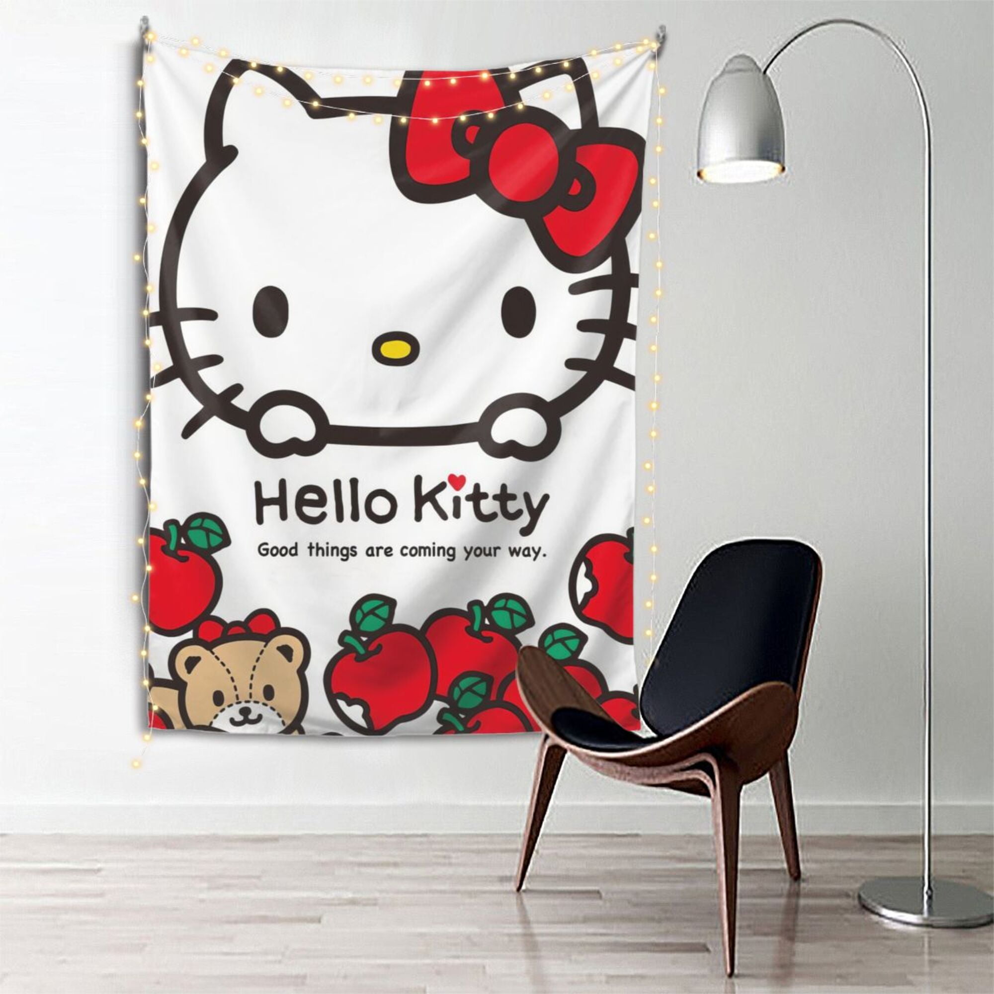 Hello Kitty Tapestry Aesthetic Cute Room Decor Tapestry Birthday ...