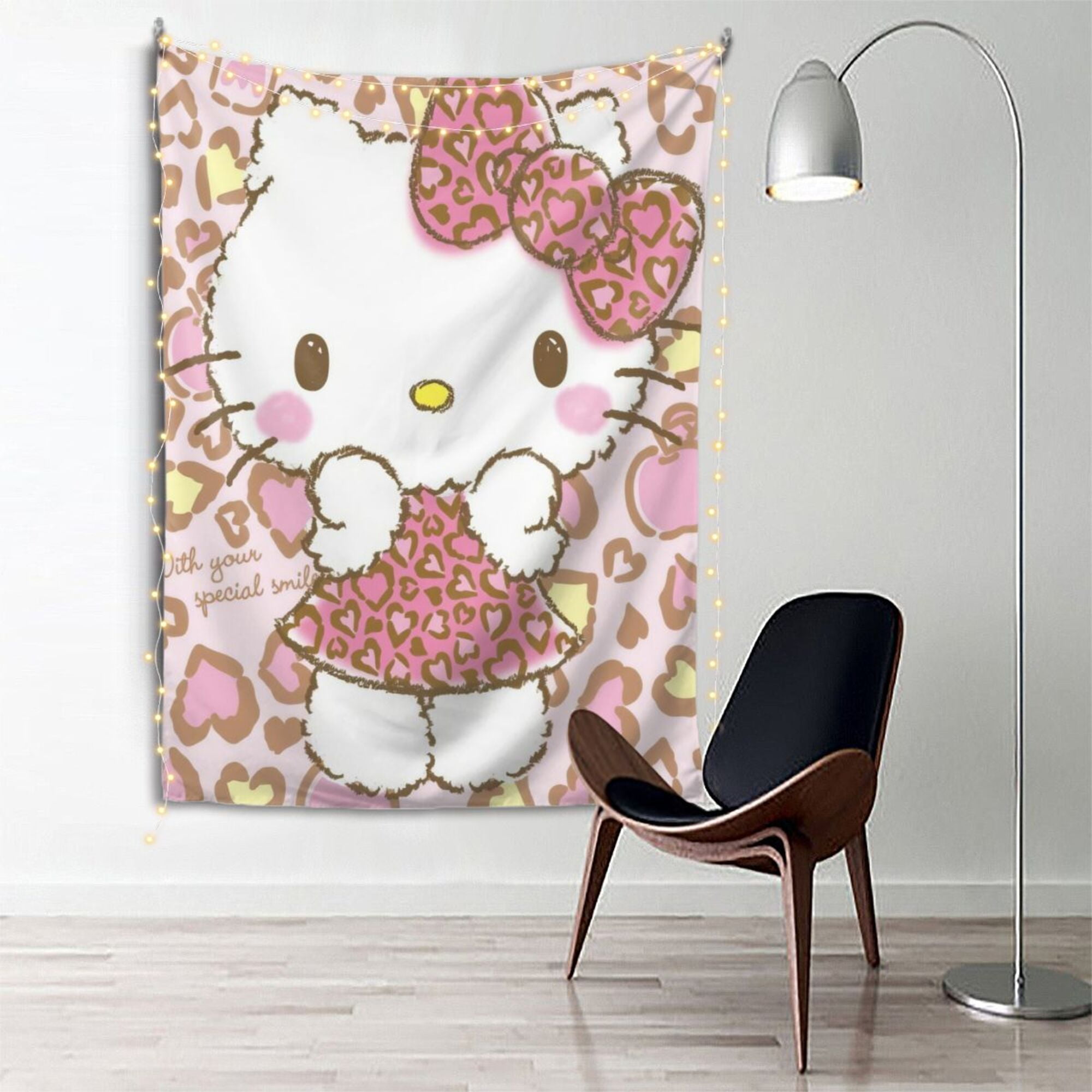 Hello Kitty Tapestry Aesthetic Cute Room Decor Tapestry Birthday ...