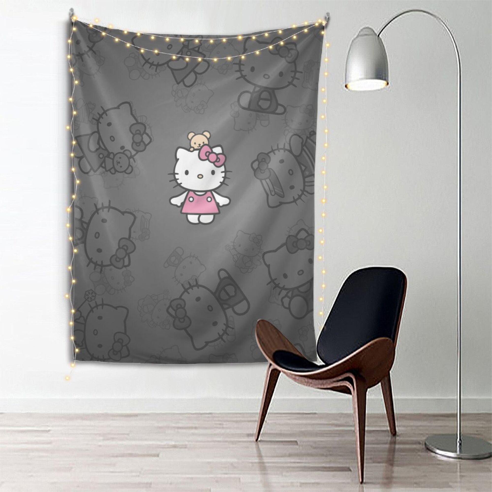 Hello Kitty Tapestry Aesthetic Cute Room Decor Tapestry Birthday ...