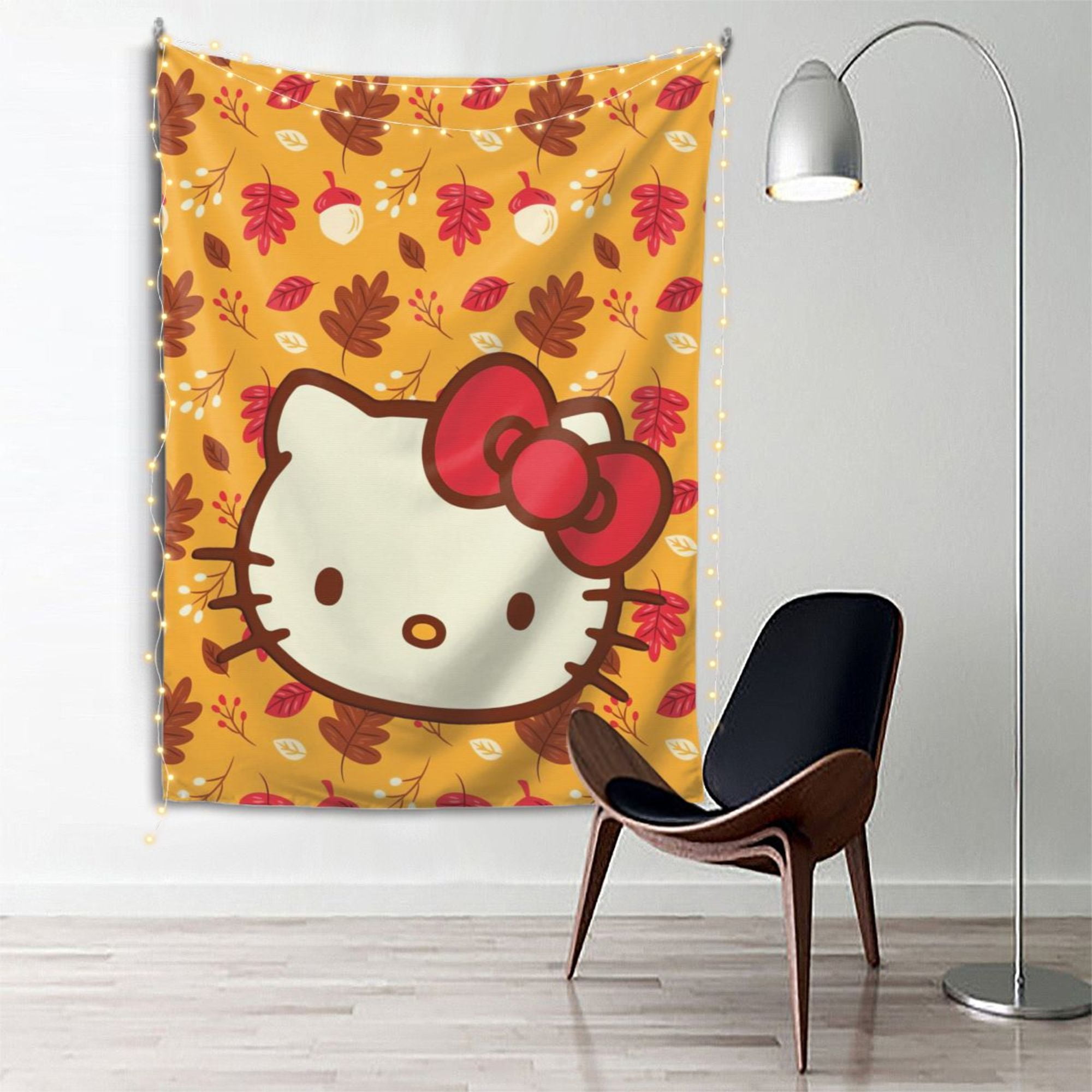 Hello Kitty Tapestry Aesthetic Cute Room Decor Tapestry Birthday ...