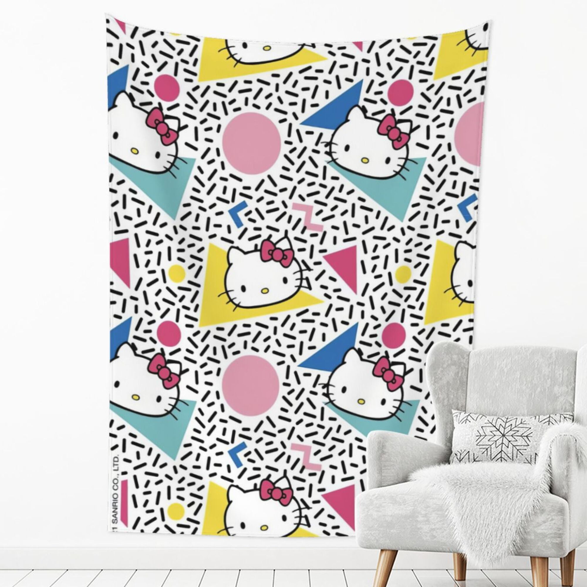 Hello Kitty Tapestry Aesthetic Cute Room Decor Tapestry Birthday ...