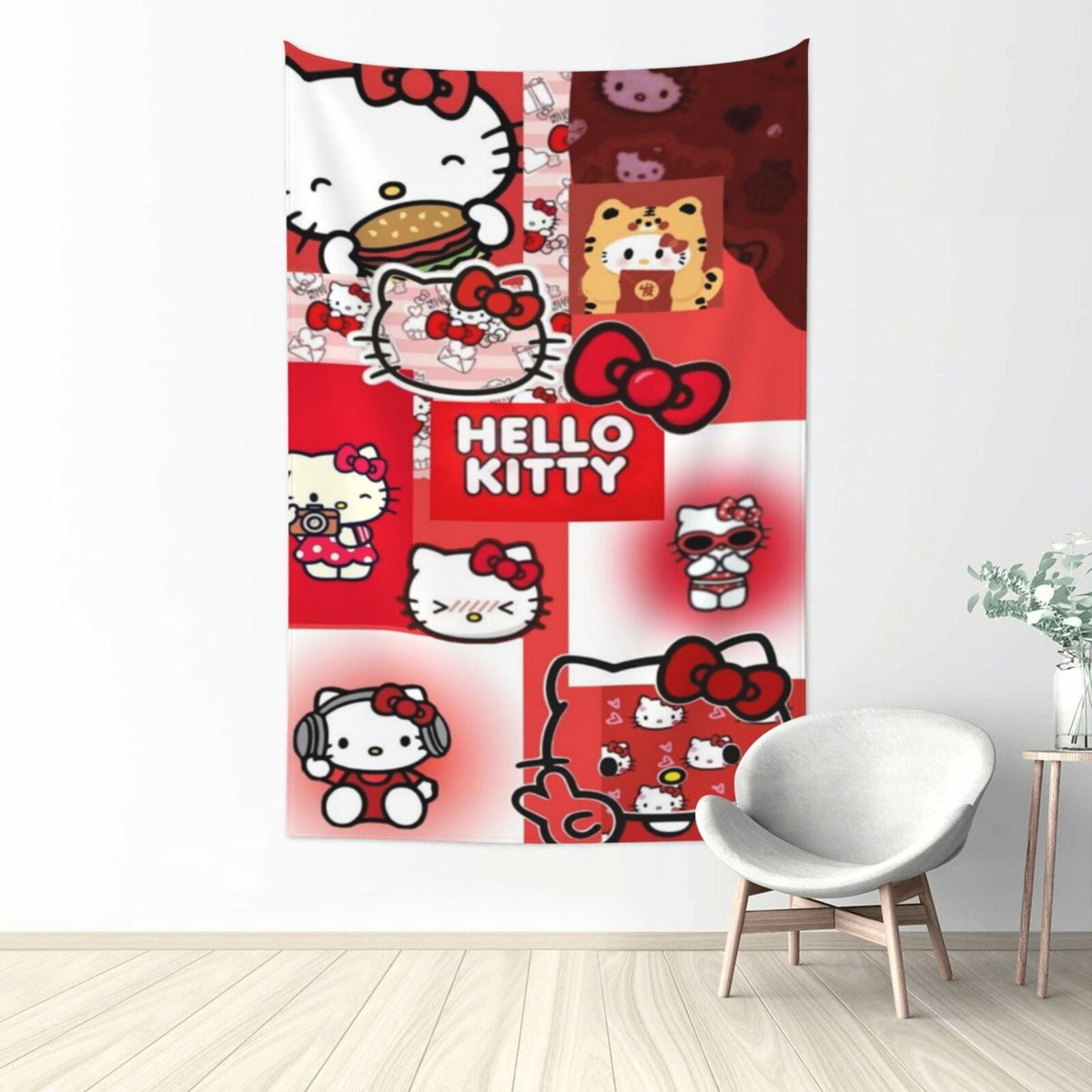 Hello Kitty Tapestry Decorative Tapestry Fashion Wall Hanging Tapestry ...