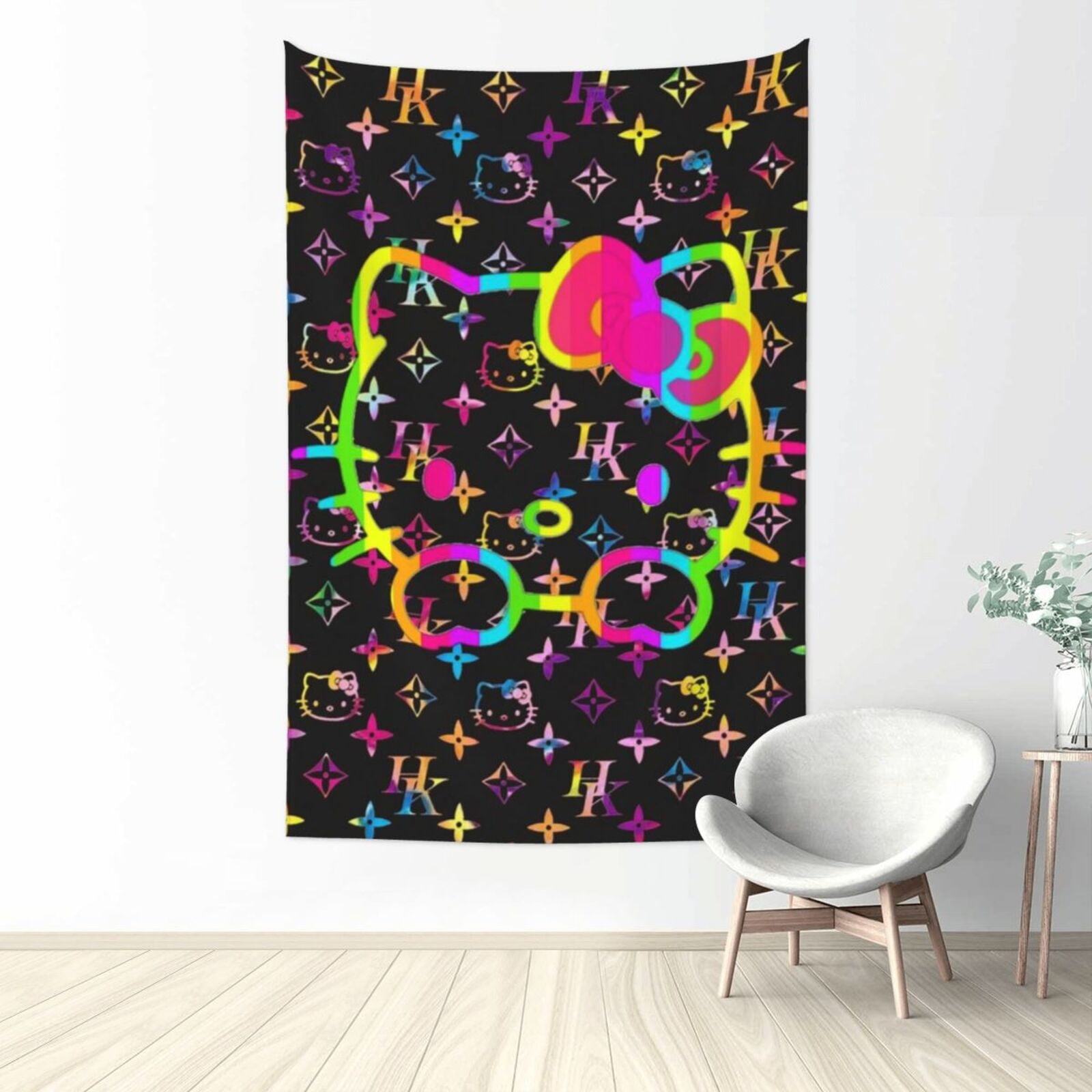 Hello Kitty Tapestry Wall Hanging Home Decoration Wall Blanket ...