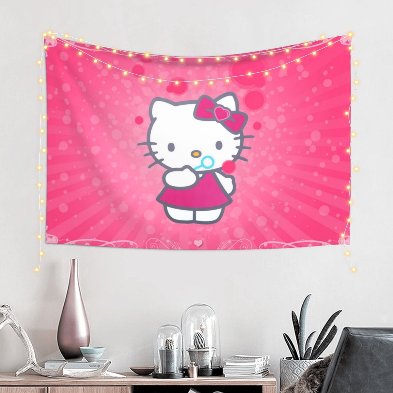 Hello Kitty Tapestry Wall Hanging Home Decoration Wall Blanket ...