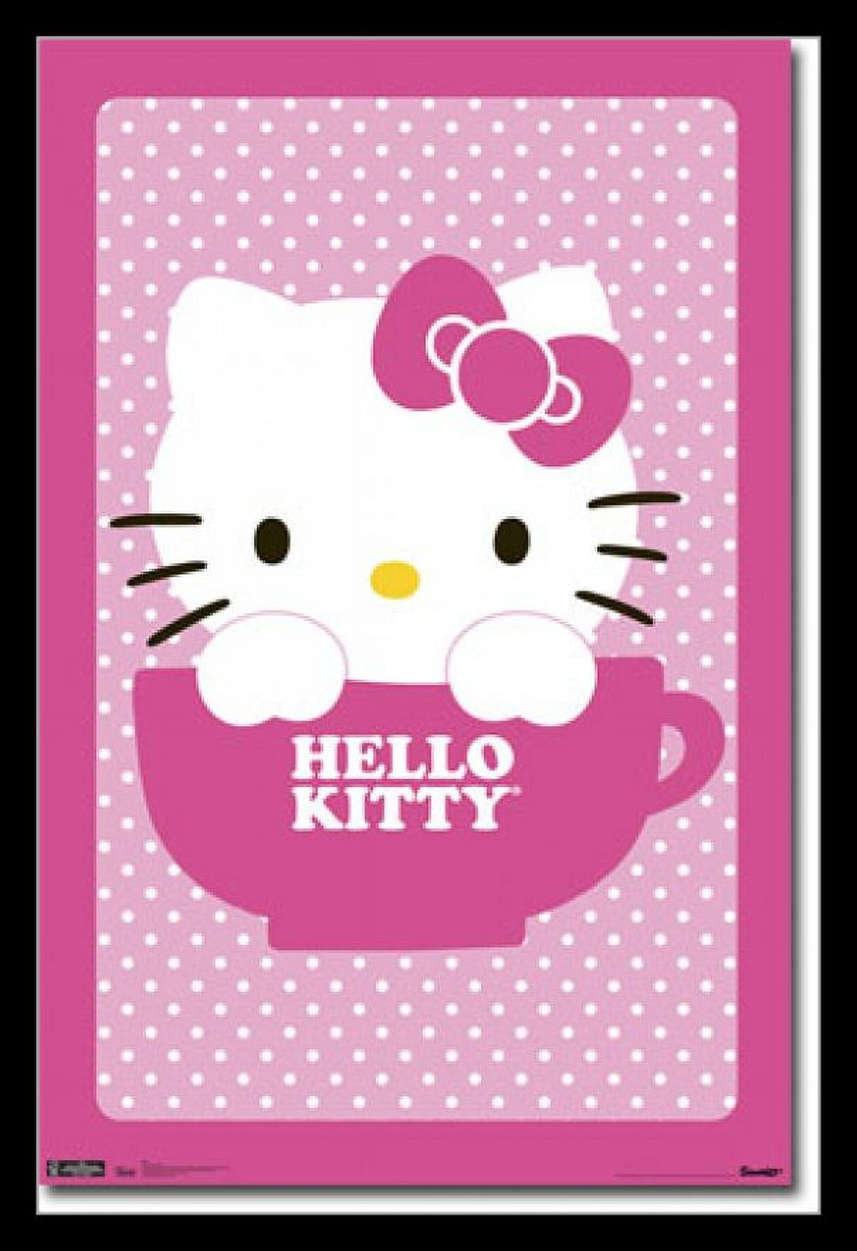 Hello Kitty - Teacup Laminated & Framed Poster Print (22 x 34 ...