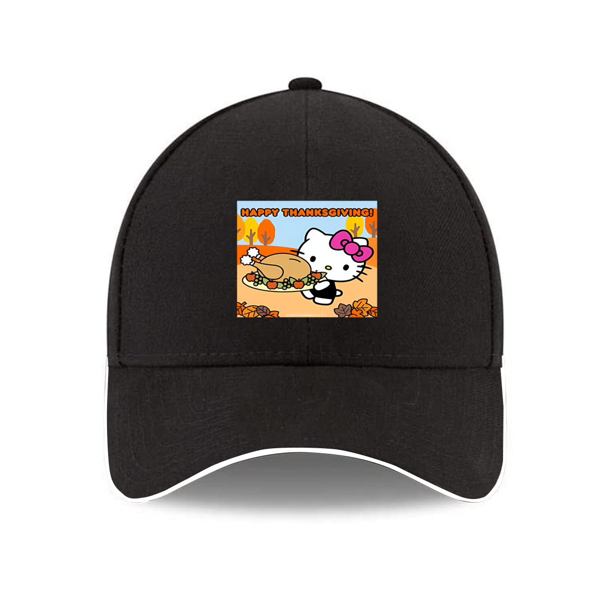 Hello Kitty Thanksgiving halloween Baseball Cap Adjustable Cartoon ...