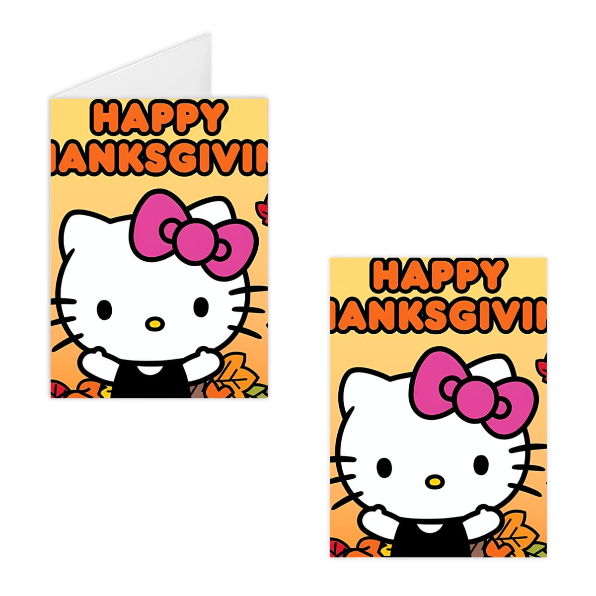 Hello Kitty Thanksgiving halloween Envelope Greeting Card Decorably ...