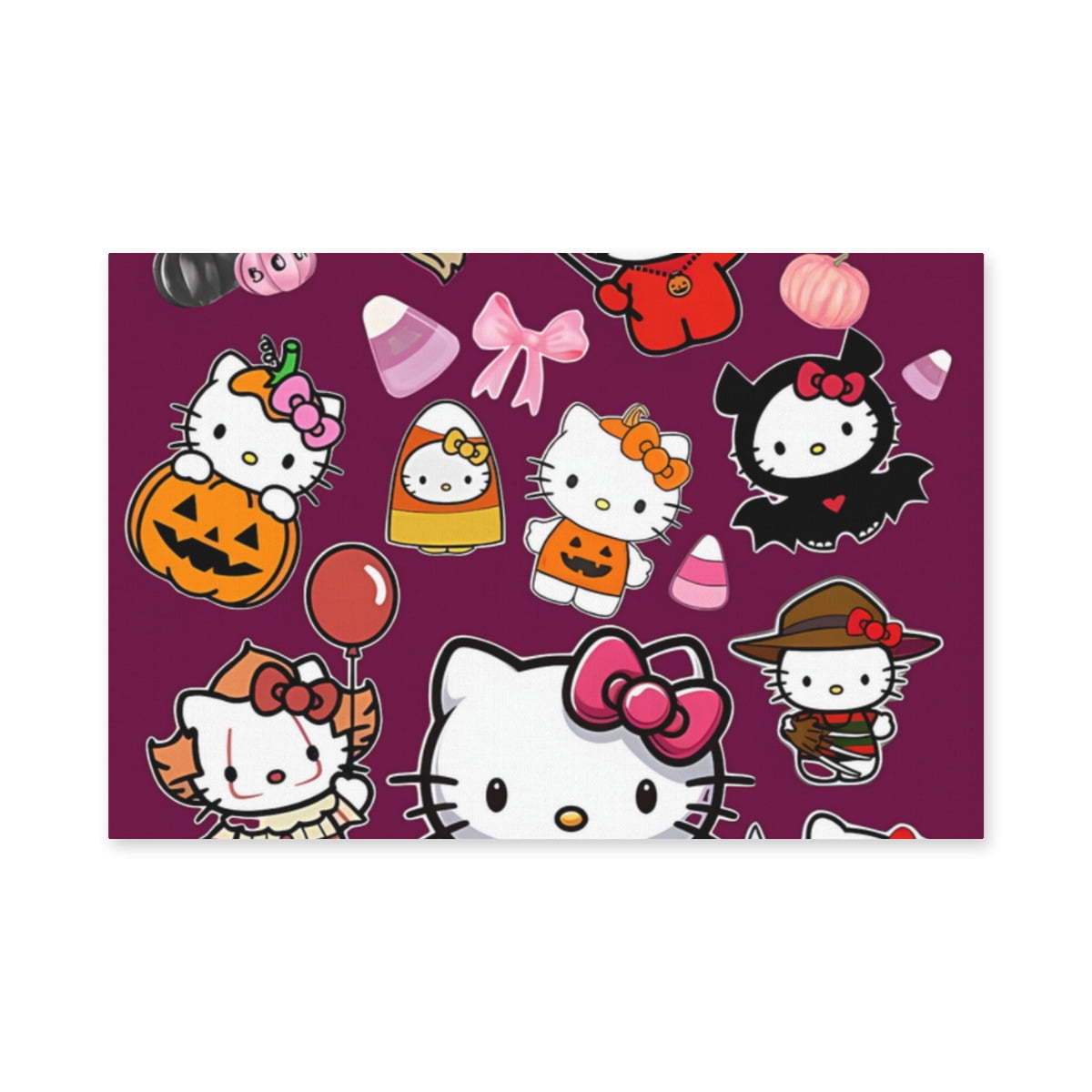 Hello Kitty Thanksgiving halloween Frameless picture - Without frame (1 ...