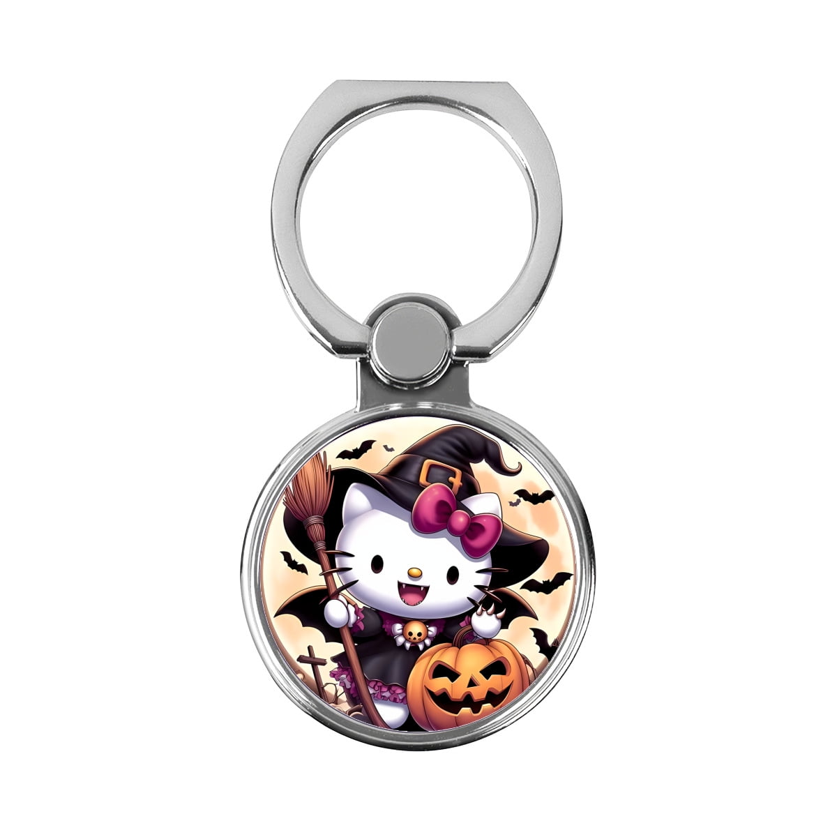 Hello Kitty Thanksgiving halloween Metal Ring Circular Phone Holder ...