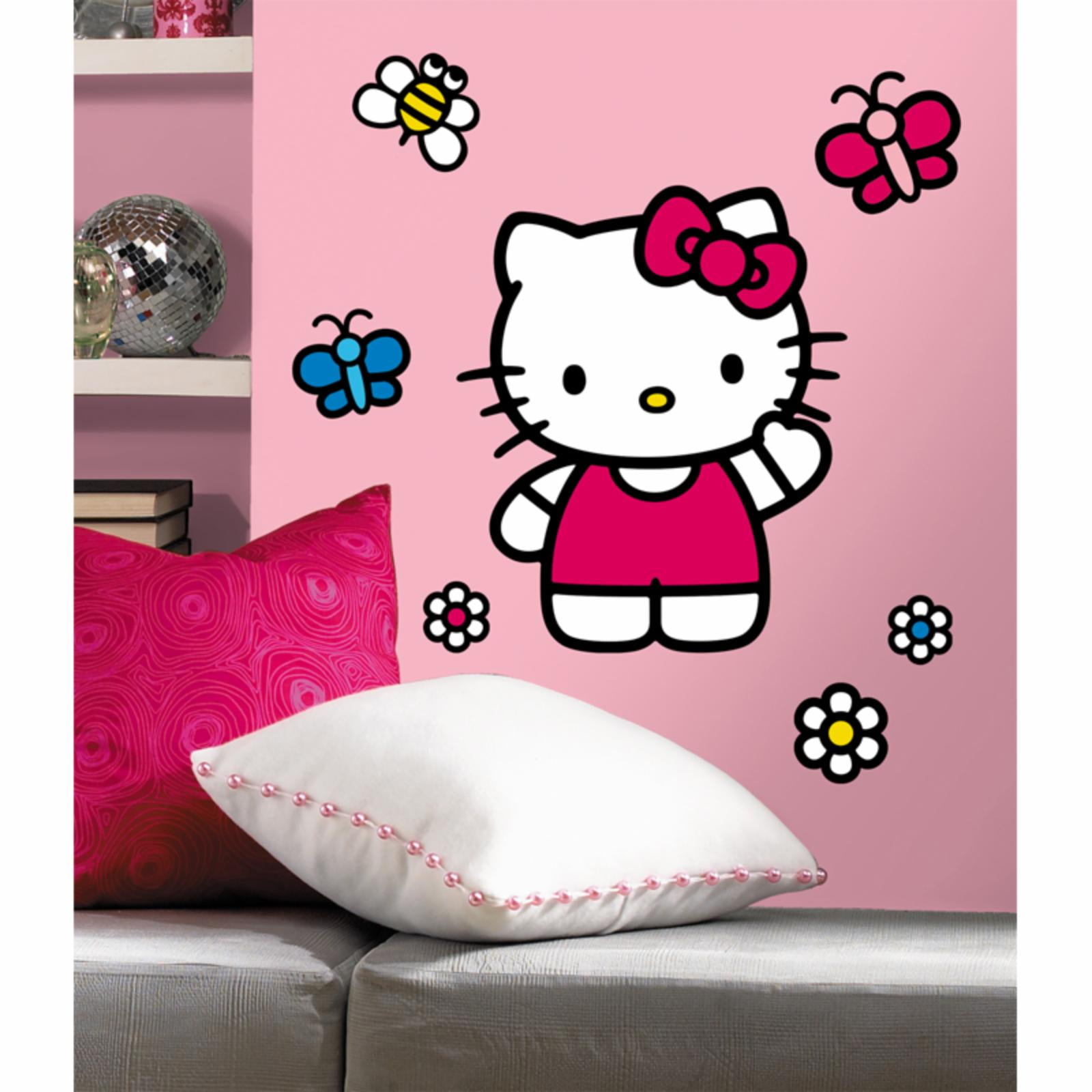 Hello Kitty Wall Stickers Buy Lanstick Vinyl Multicolor Hello Kitty